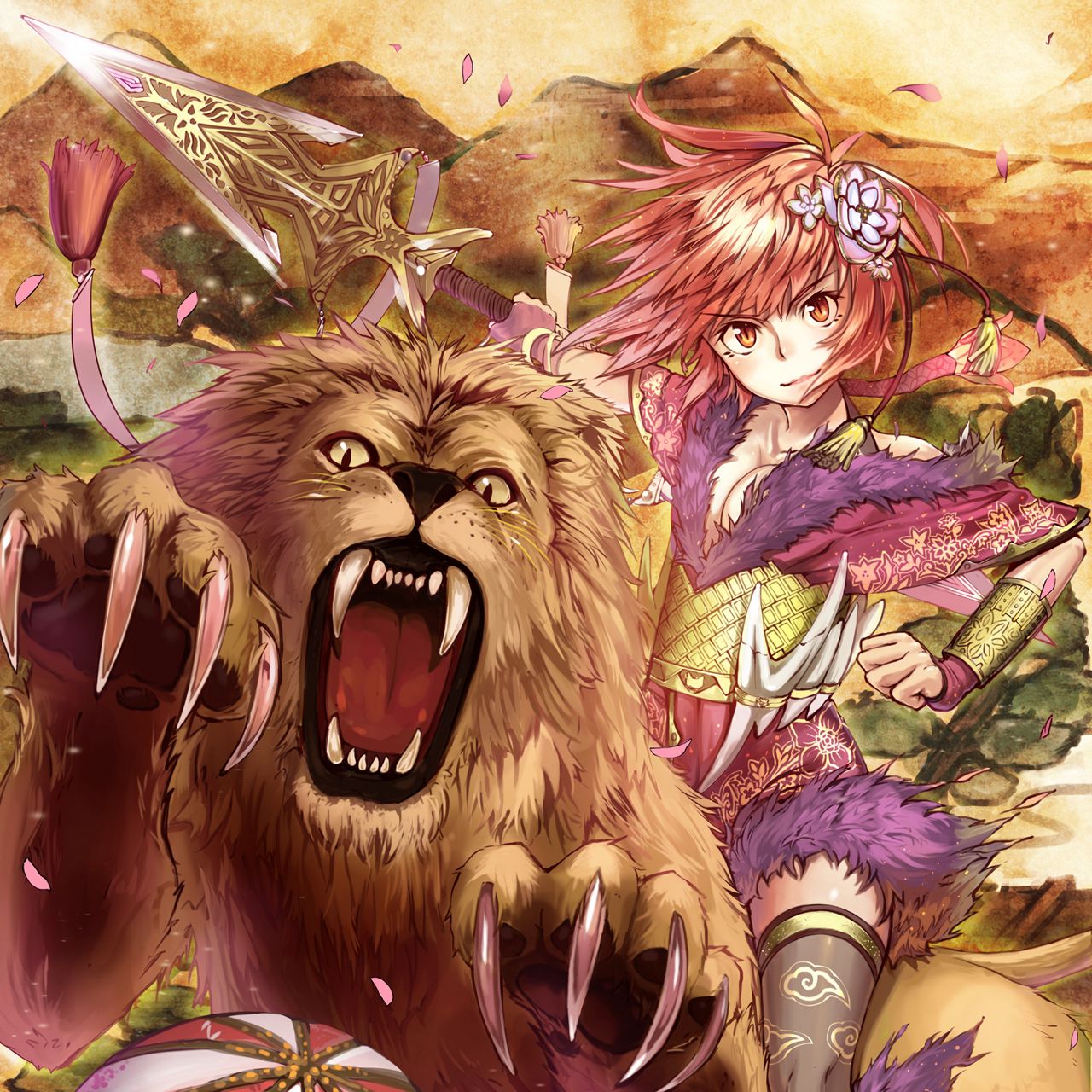 Lion Girl Anime Wallpapers - Wallpaper Cave