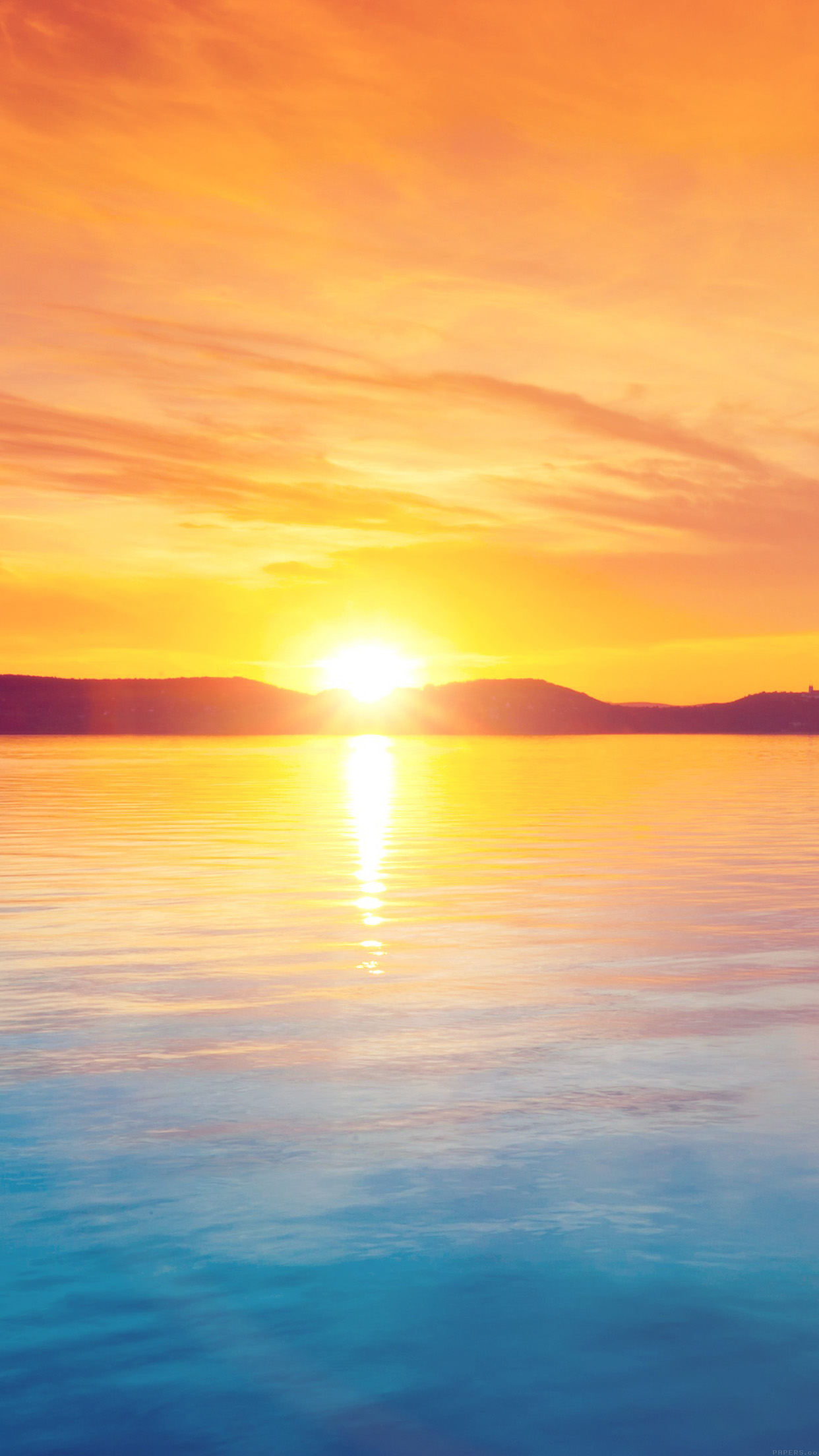 Orange Sunset Evening Wallpapers - Wallpaper Cave