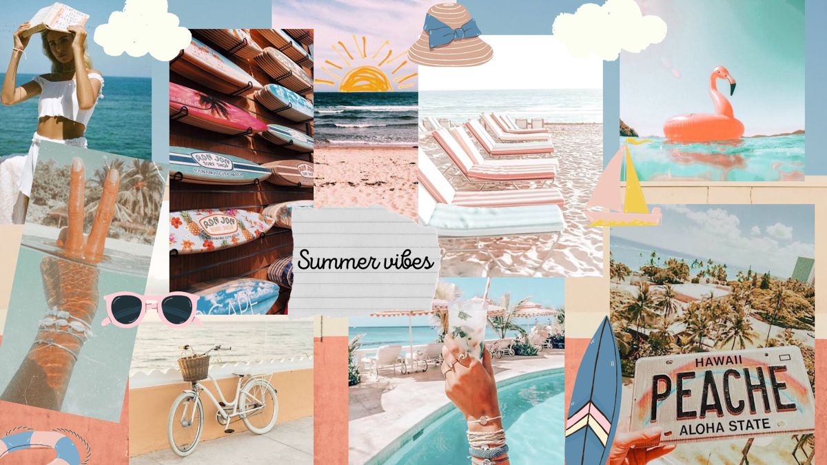 Collage Aesthetic Summer Wallpapers - Wallpaper Cave