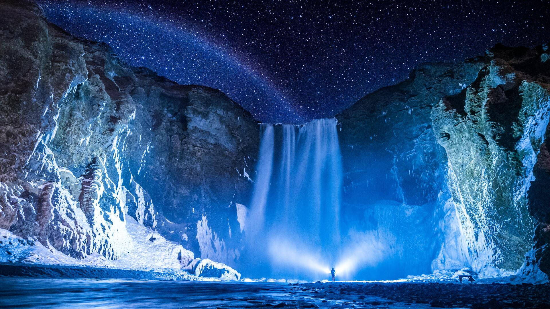 Blue Waterfall Wallpapers - Wallpaper Cave
