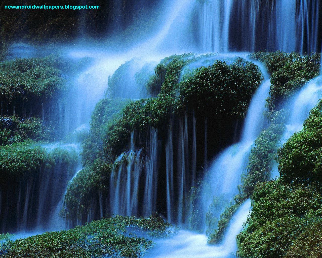 Blue Waterfall Wallpapers - Wallpaper Cave