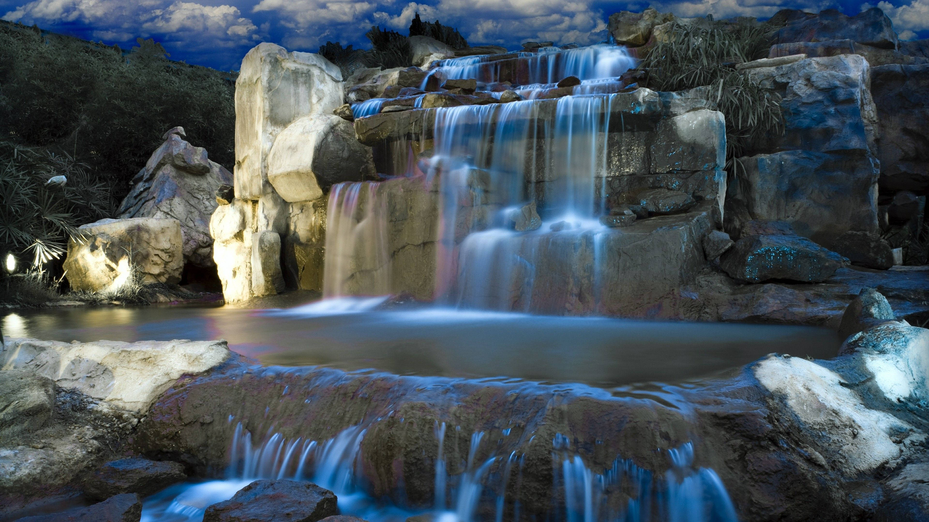 Blue Waterfall Wallpapers - Wallpaper Cave