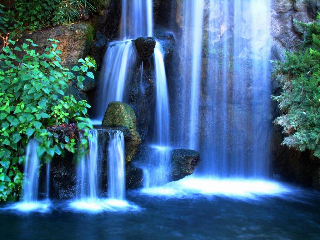 Blue Waterfall Wallpapers - Wallpaper Cave