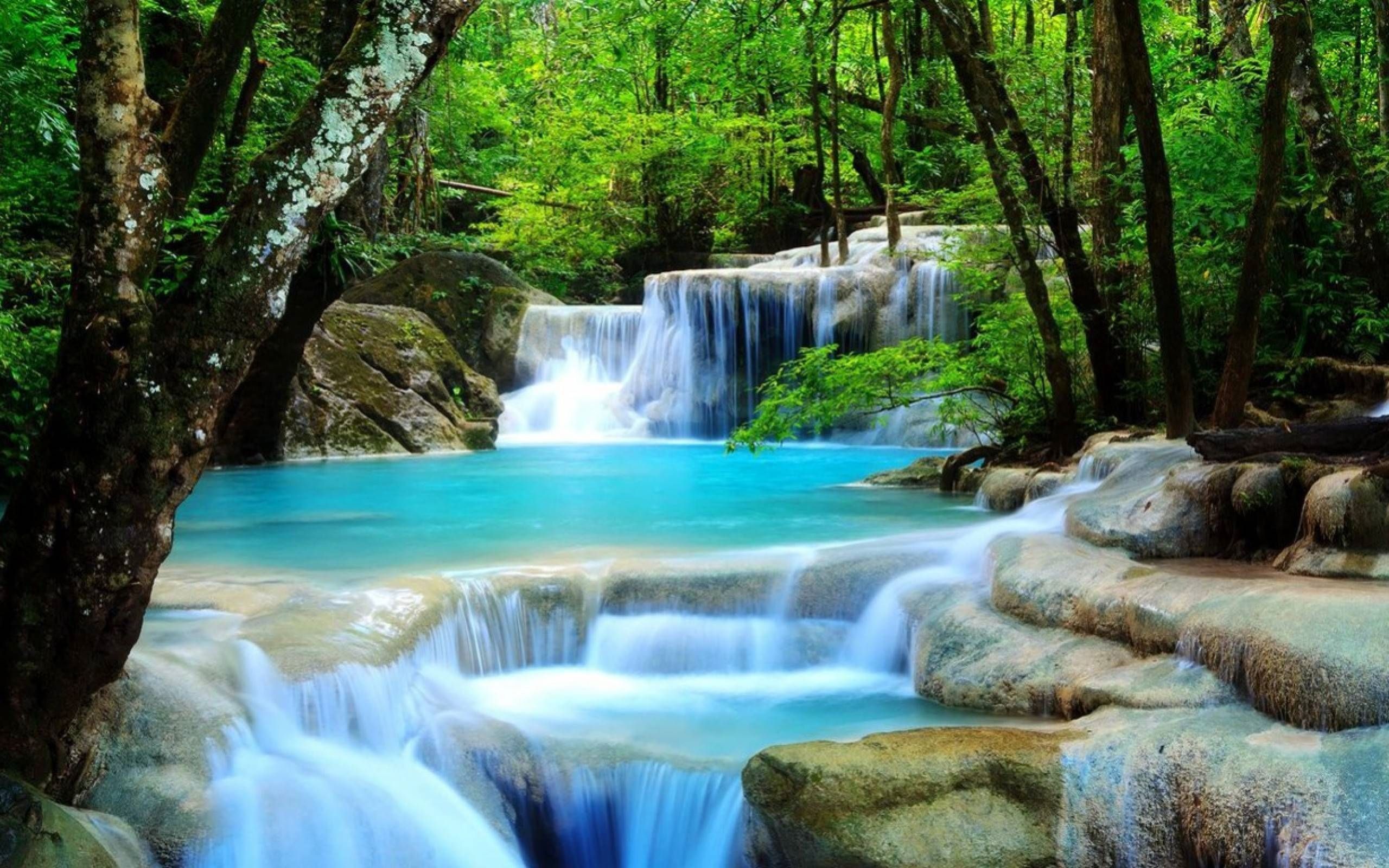 Blue Waterfall Wallpapers - Wallpaper Cave
