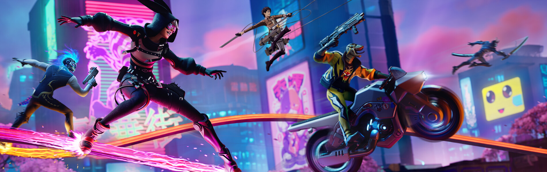 Fortnite MEGA Future Neon Art Wallpapers - Wallpaper Cave