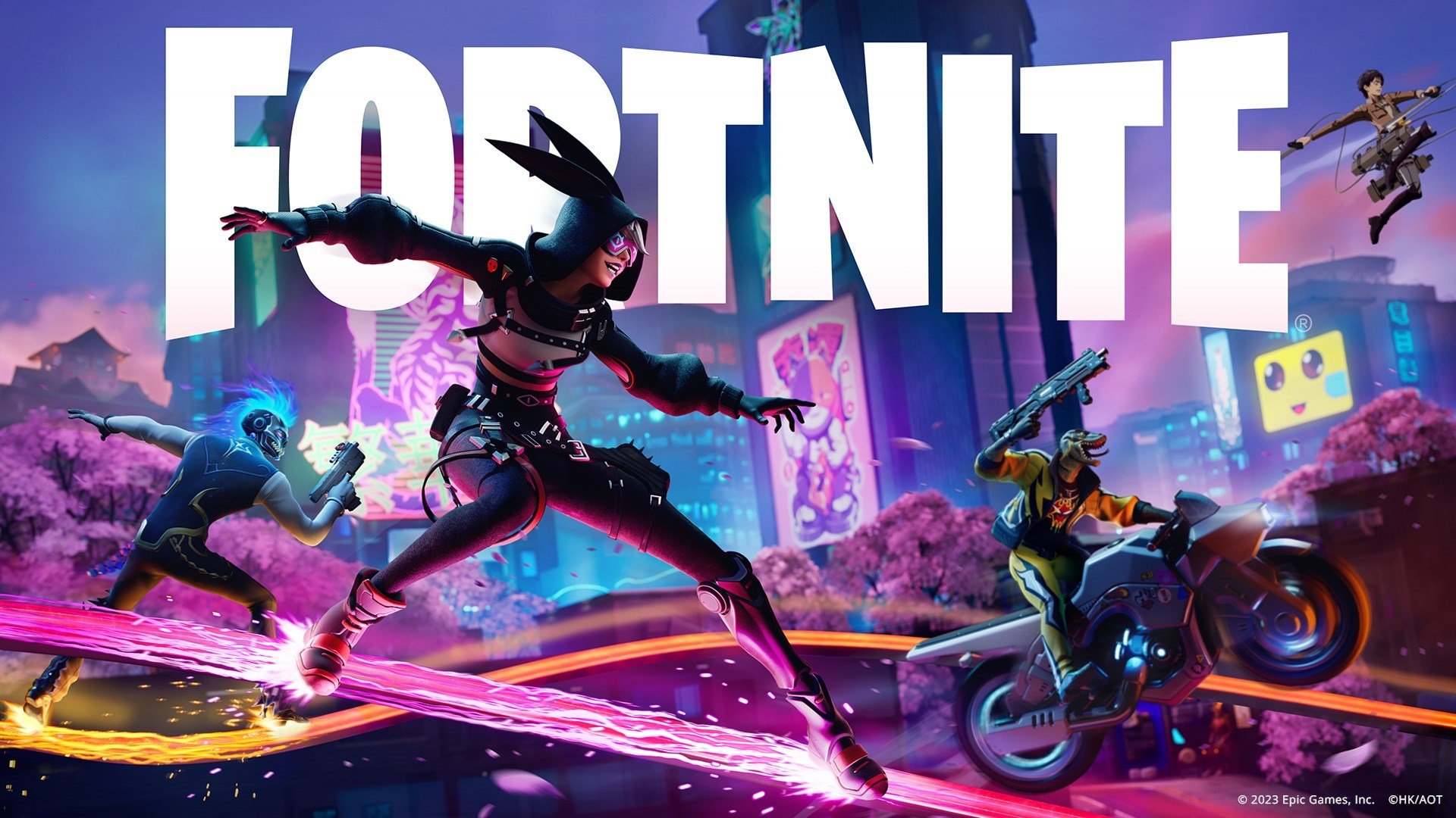 Fortnite MEGA Future Neon Art Wallpapers - Wallpaper Cave