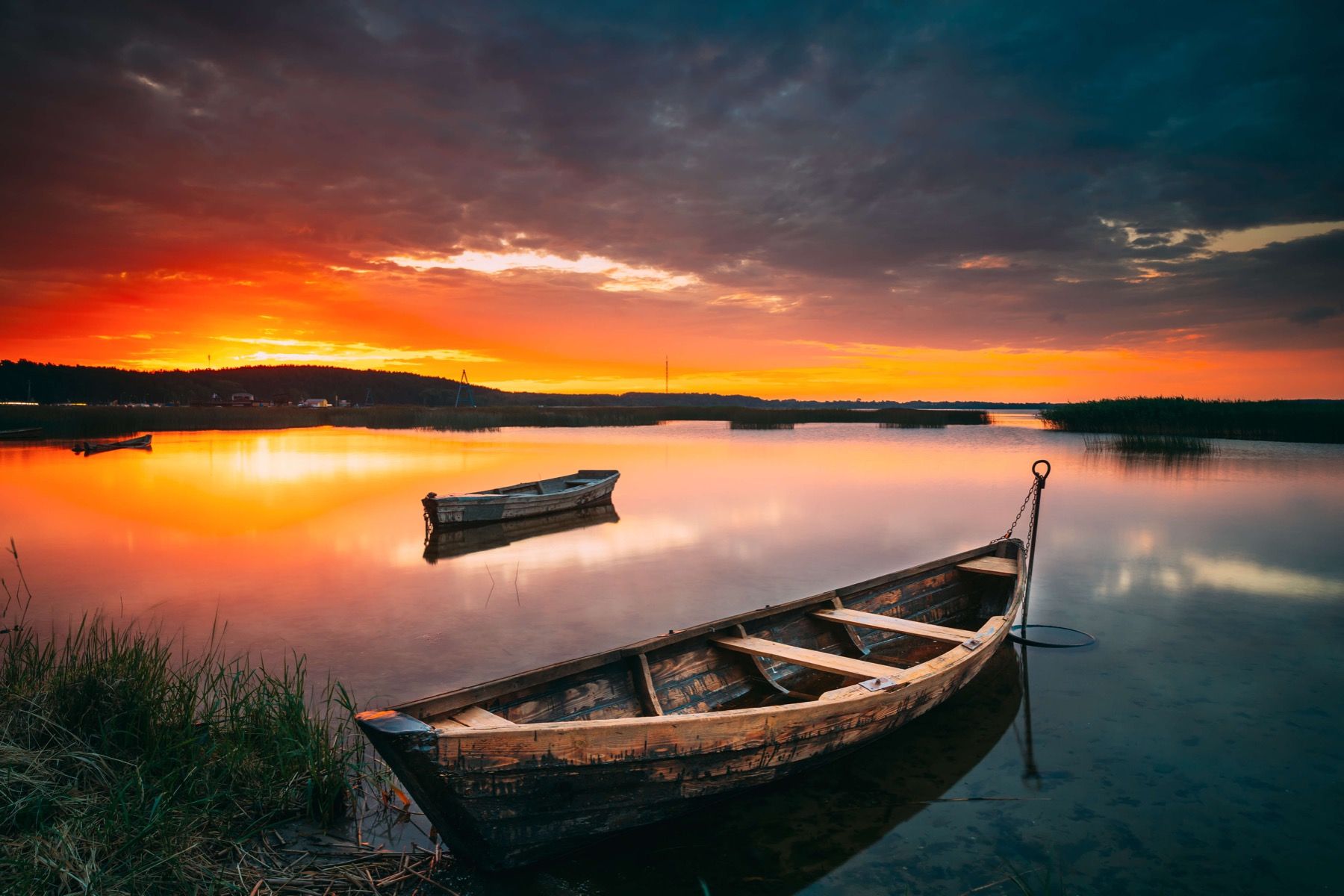 Pretty Sunset Boat Wallpapers - Wallpaper Cave
