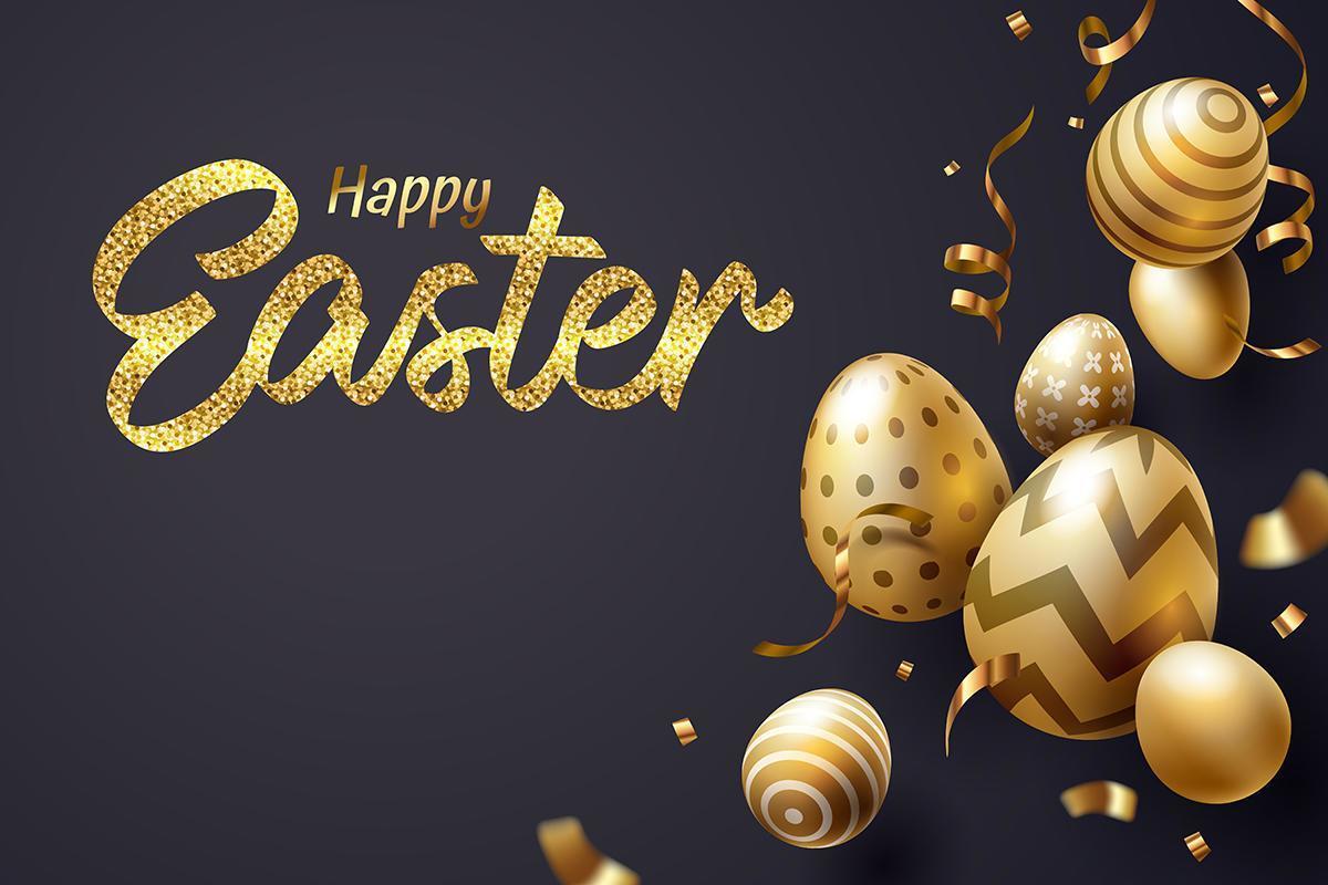 Happy Easter Gold Wallpapers - Wallpaper Cave