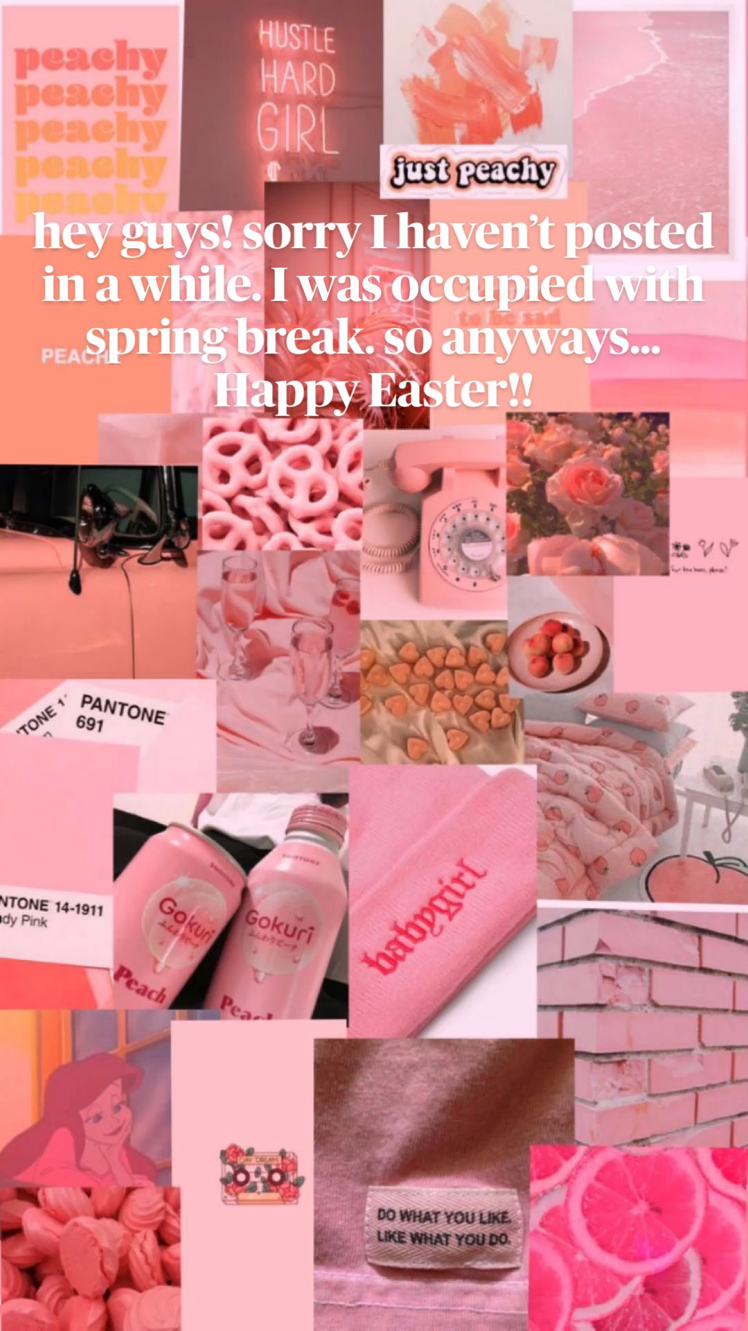 Pink Easter Collage Wallpapers - Wallpaper Cave