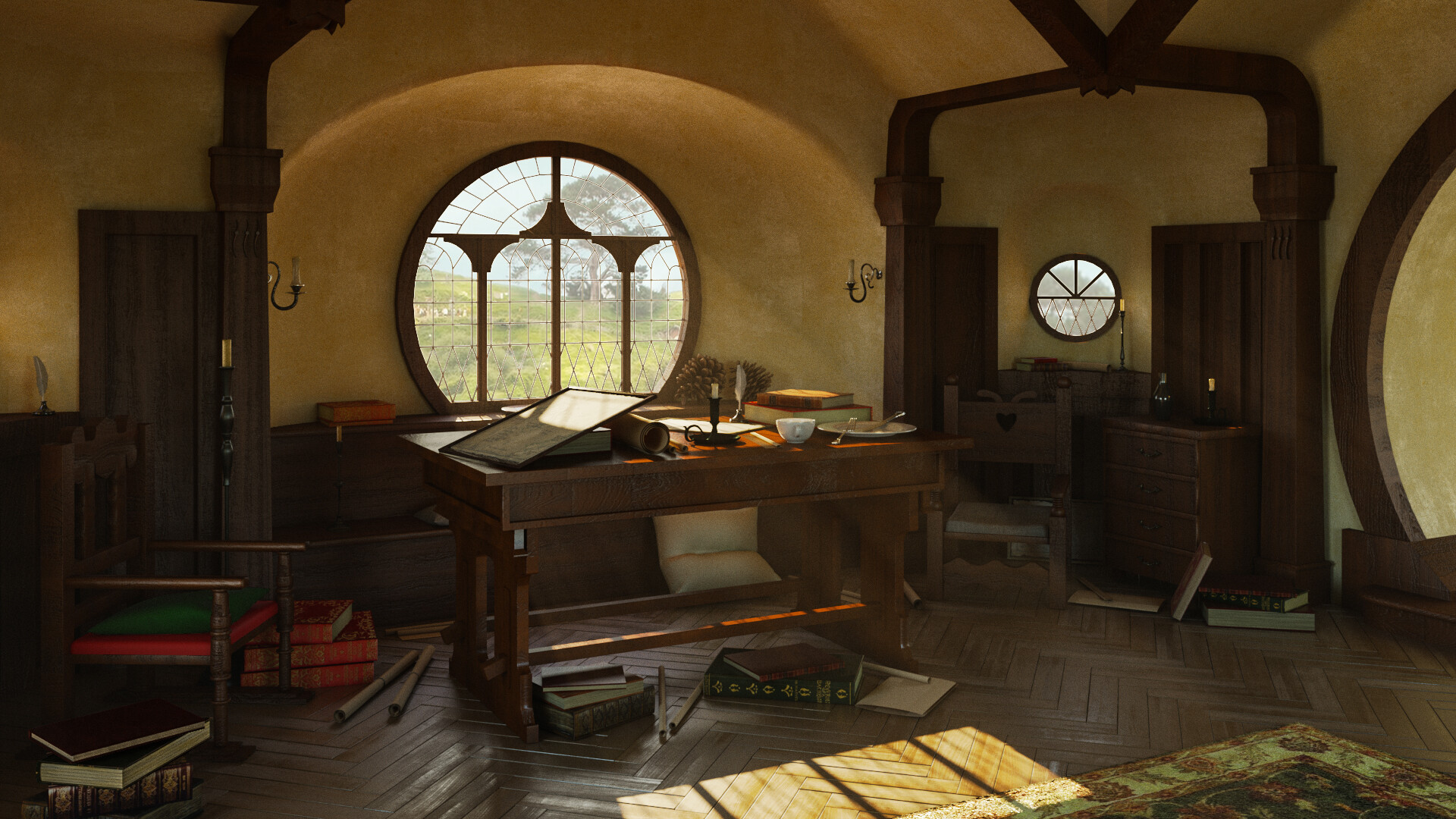 The Hobbit House Wallpapers - Wallpaper Cave