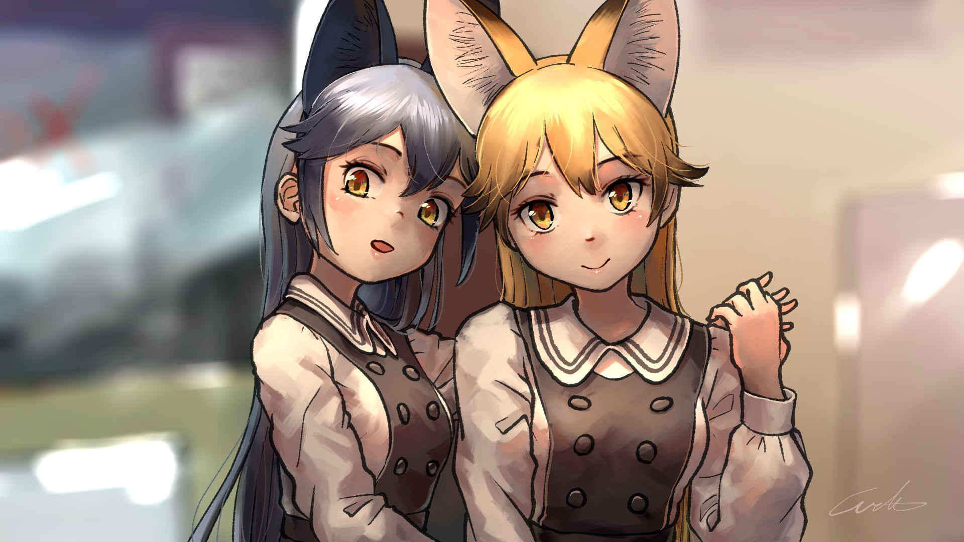 Silver Fox Kemono Friends Wallpapers - Wallpaper Cave