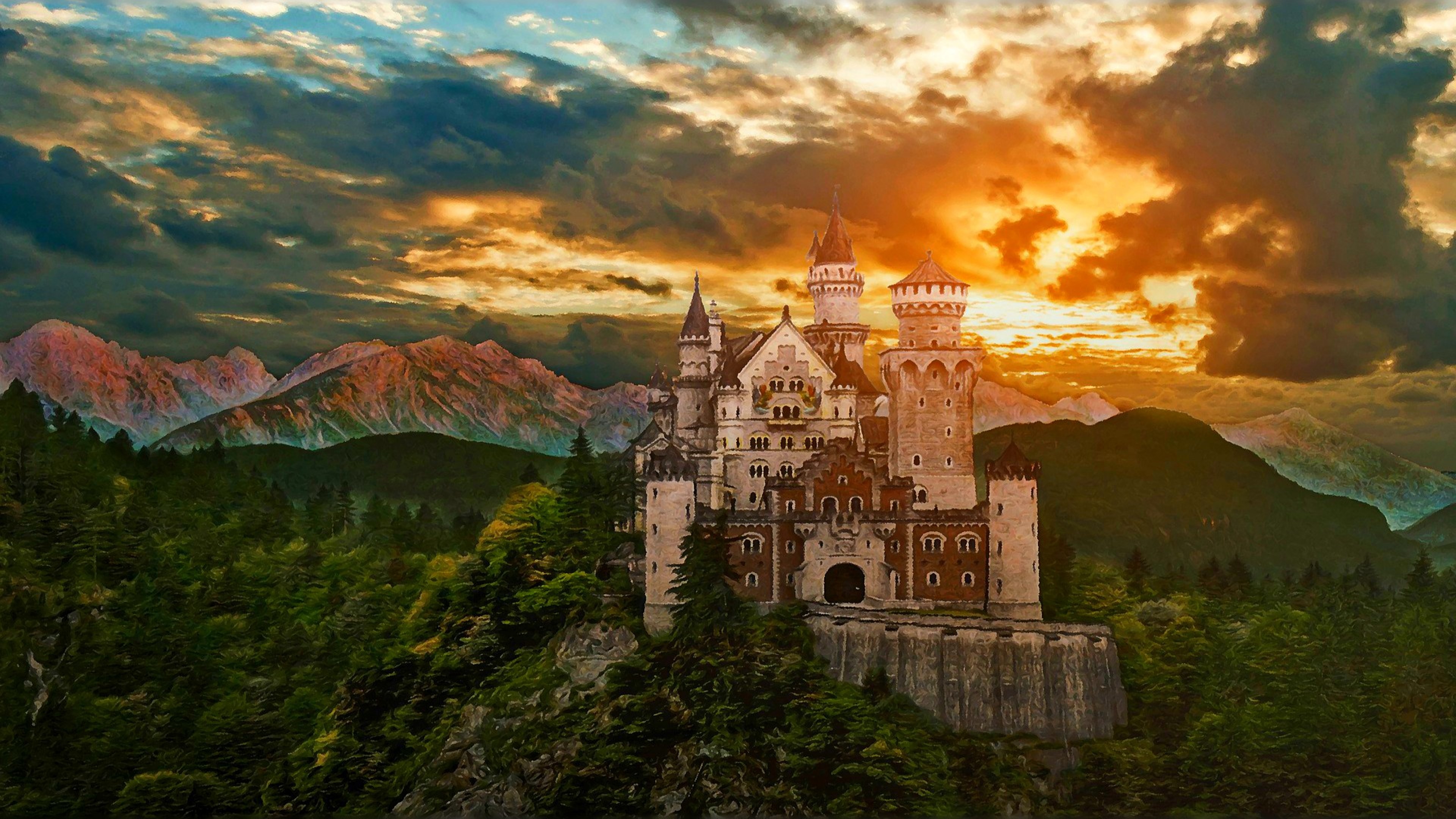 Fantasy Castle 4k Wallpapers - Wallpaper Cave