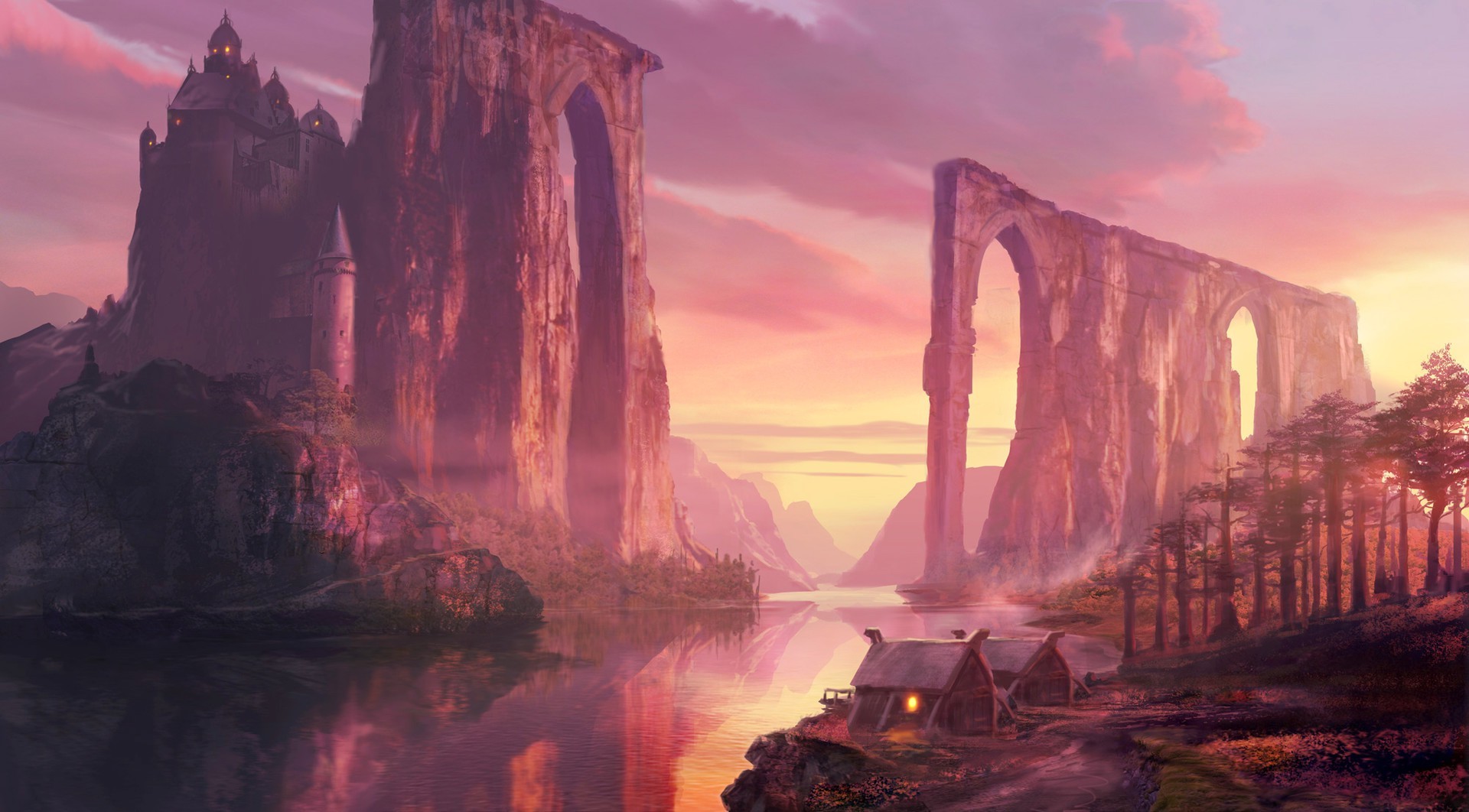 Fantasy Sunset Wallpapers - Wallpaper Cave