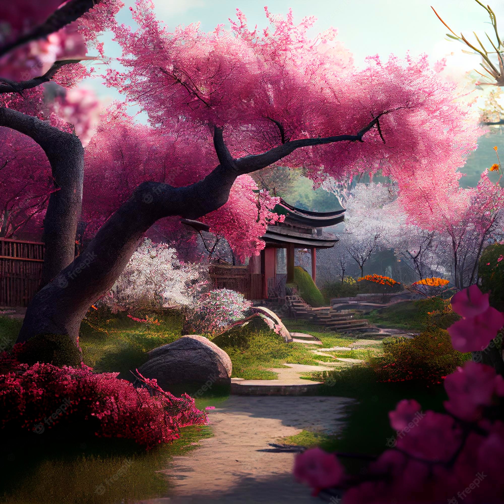 Japanese Spring Gardens Wallpapers - Wallpaper Cave