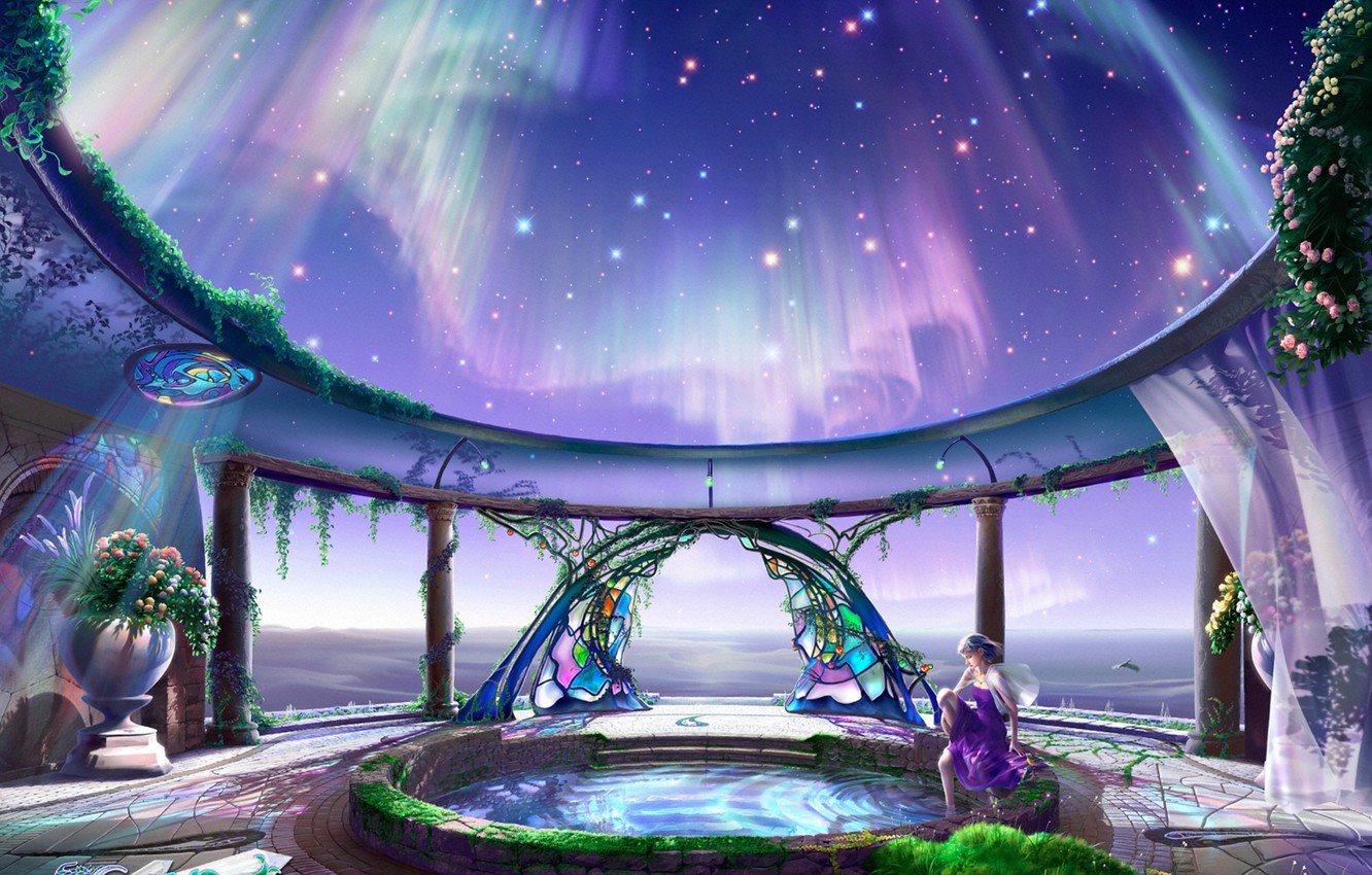 Fantasy Northern Lights Wallpapers - Wallpaper Cave