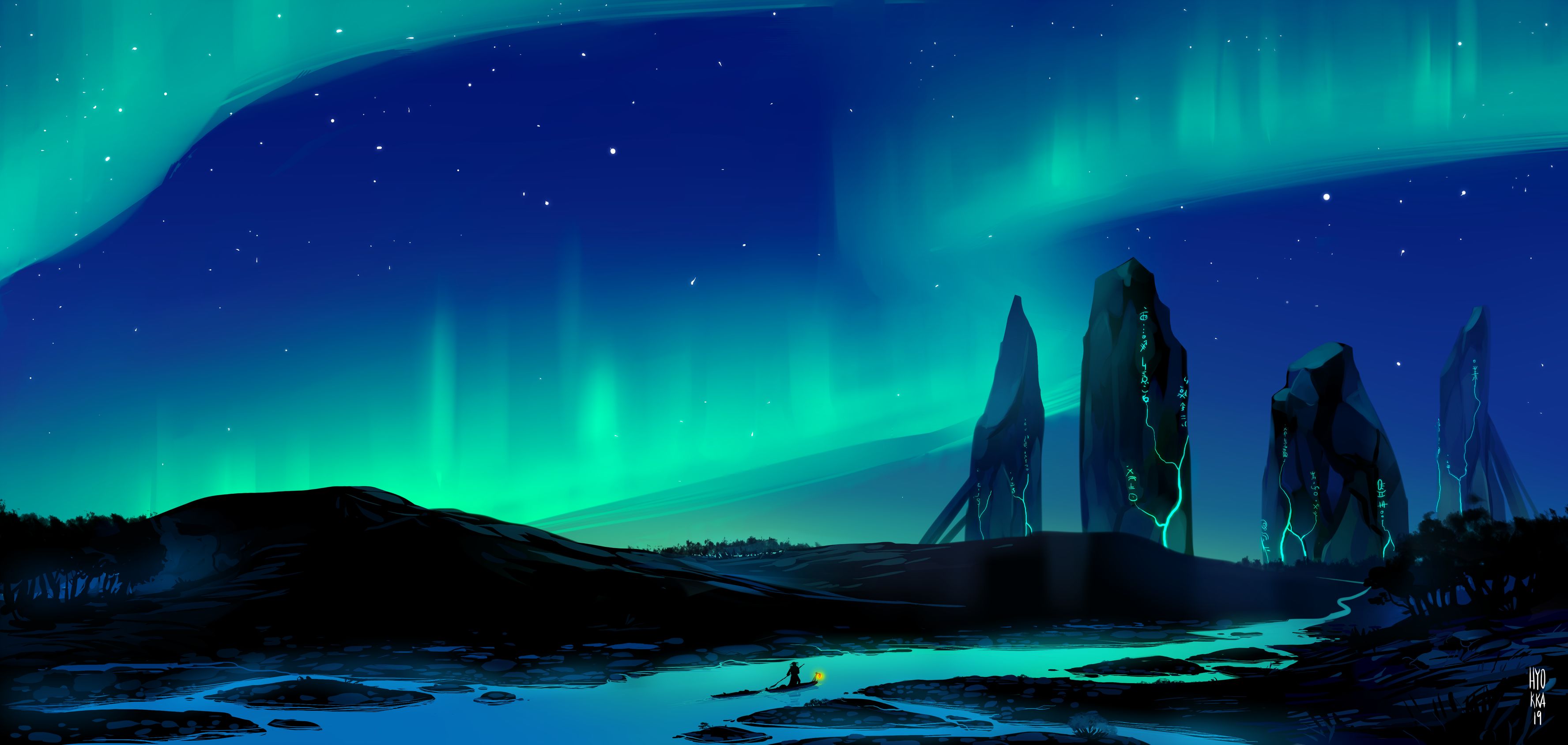 Fantasy Northern Lights Wallpapers - Wallpaper Cave
