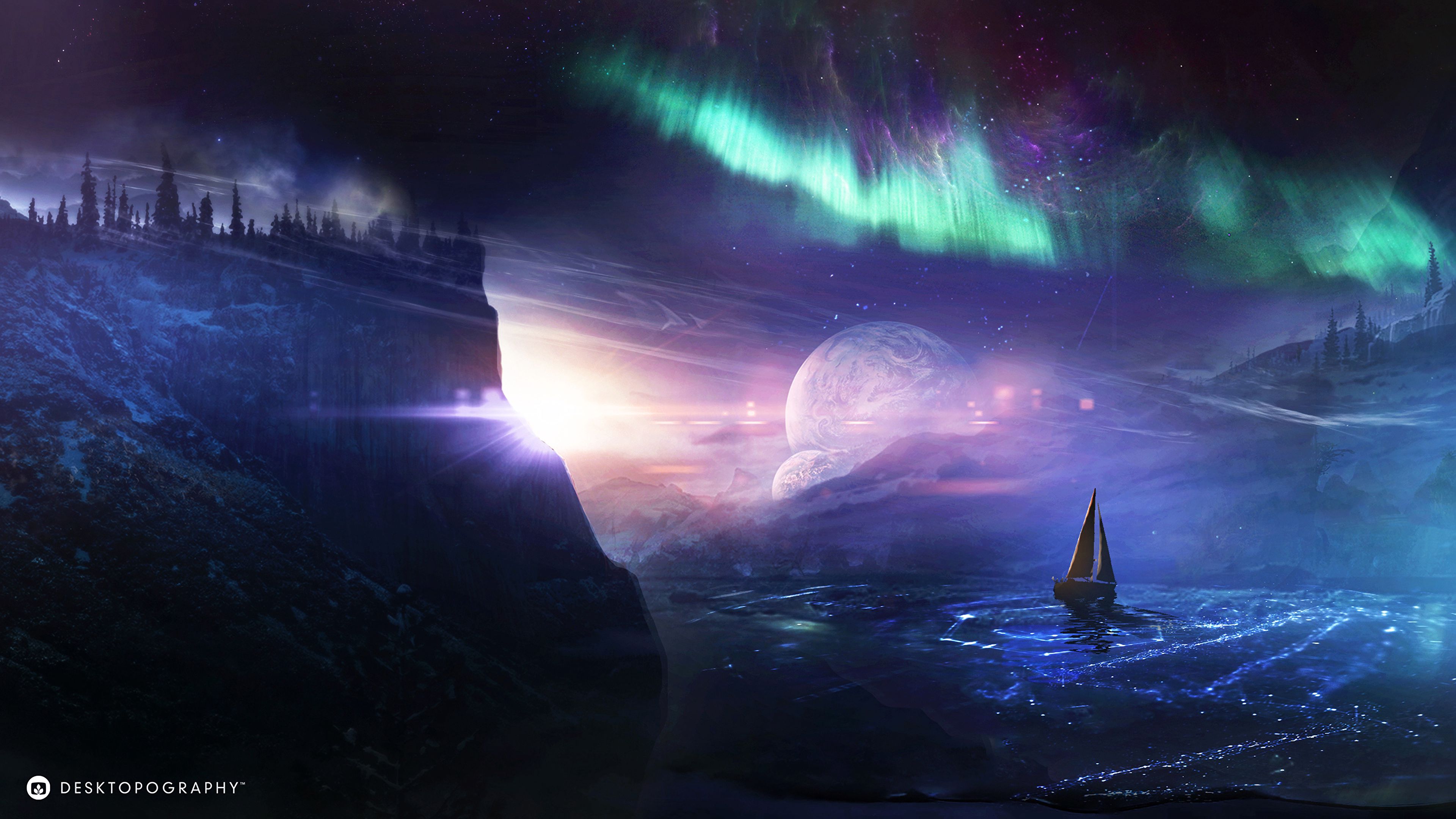 Fantasy Northern Lights Wallpapers - Wallpaper Cave