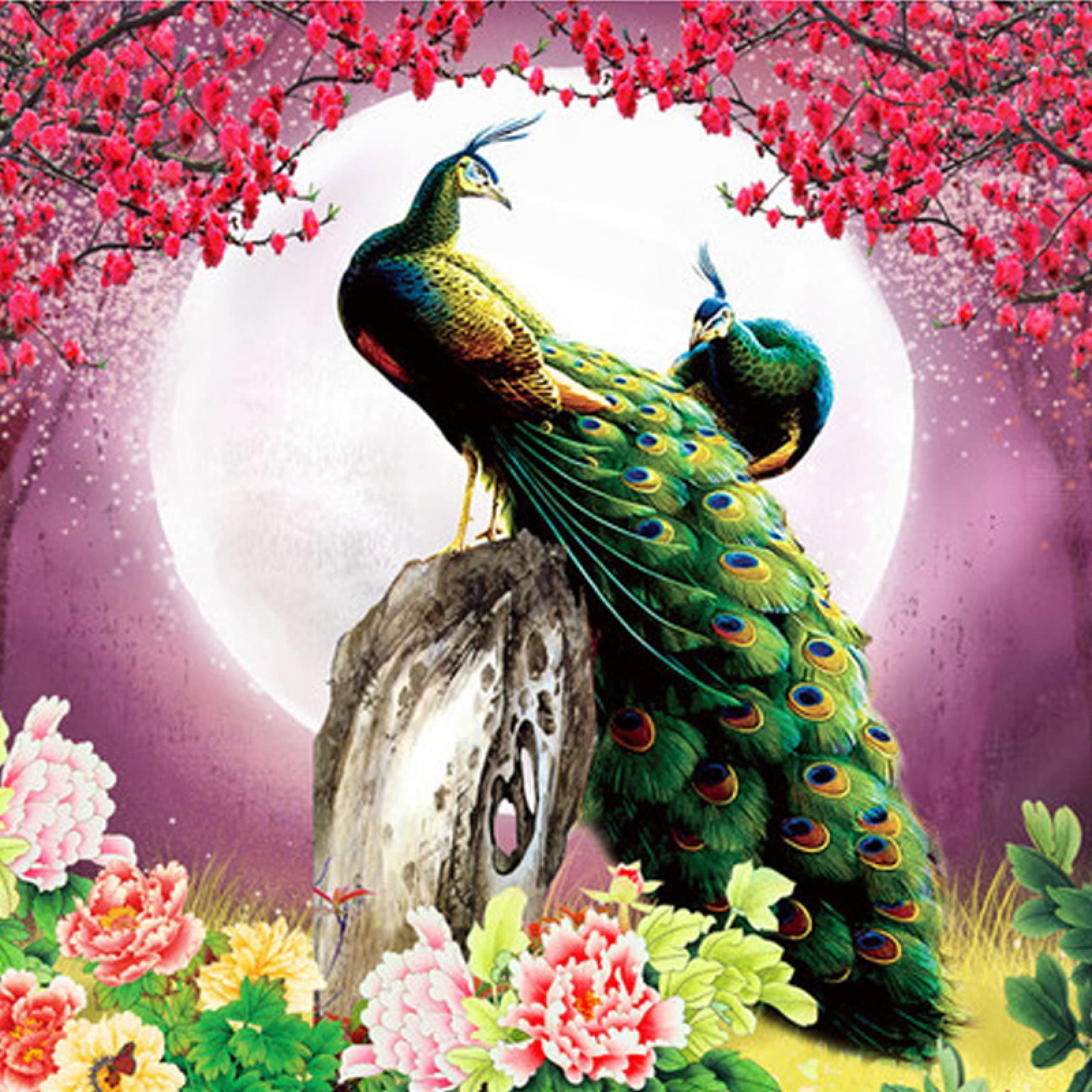 Peacock Art Wallpapers - Wallpaper Cave