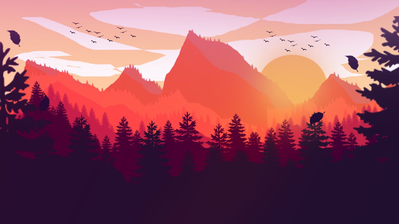 Firewatch Sunset Wallpapers - Wallpaper Cave
