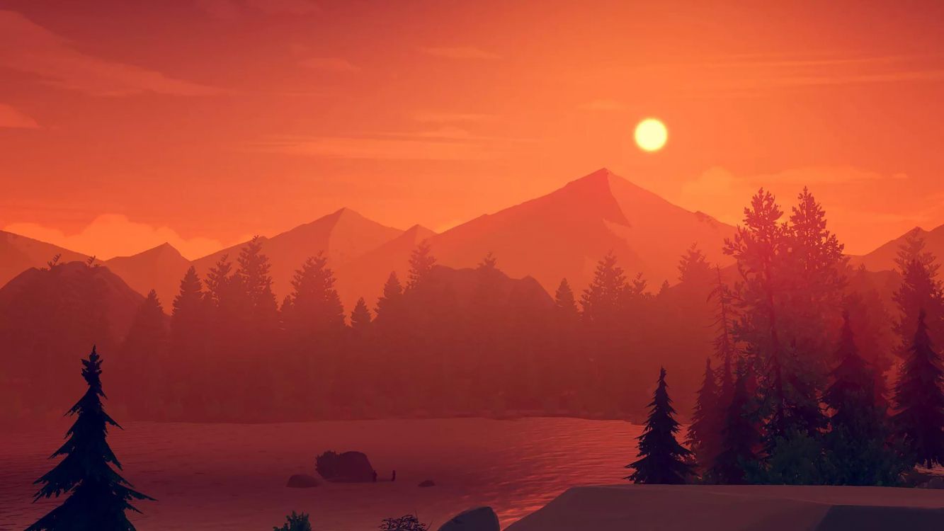 Firewatch Sunset Wallpapers - Wallpaper Cave
