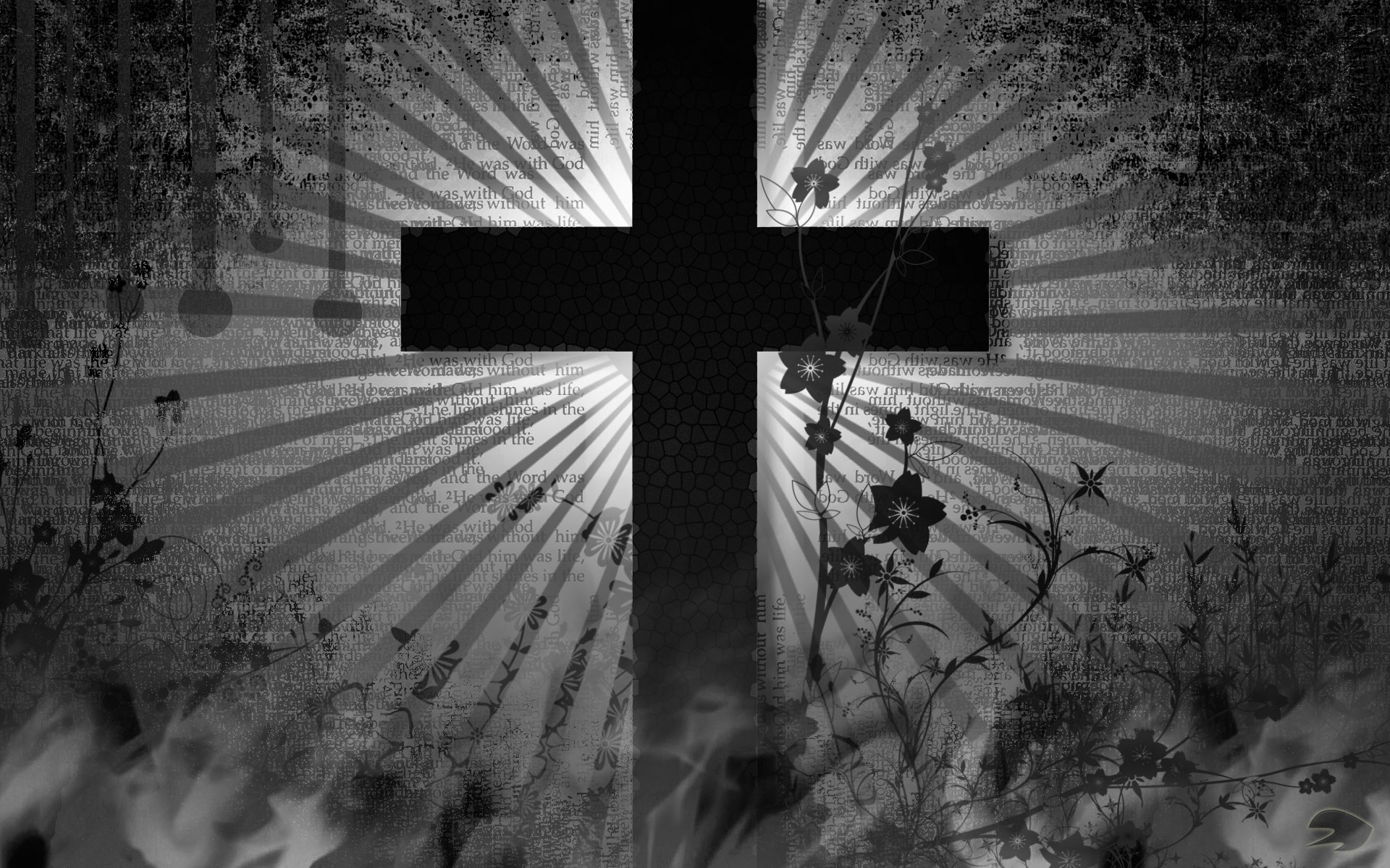 Black And White Cross Wallpapers - Wallpaper Cave