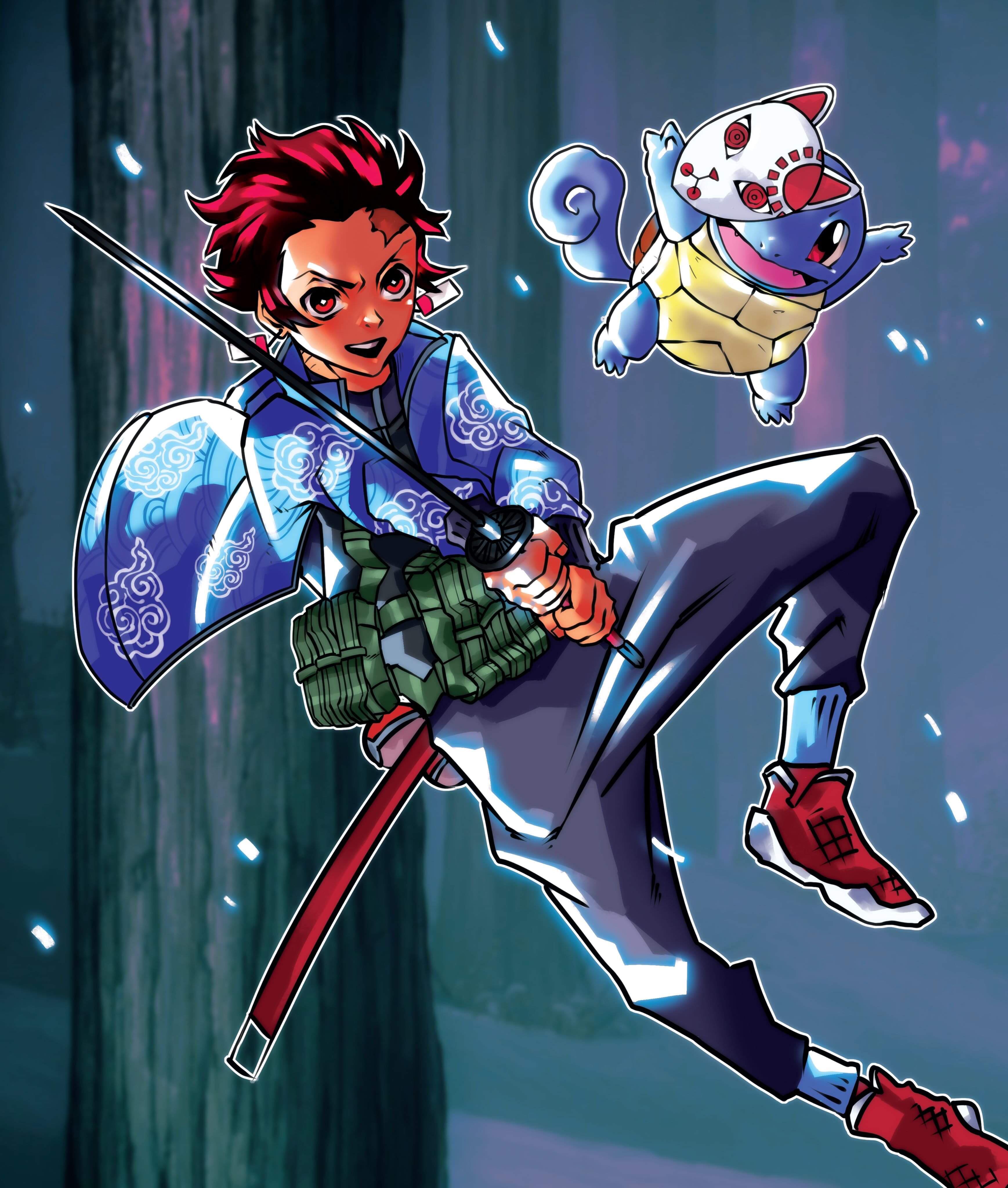 Demon Slayer X Pokémon Wallpapers - Wallpaper Cave