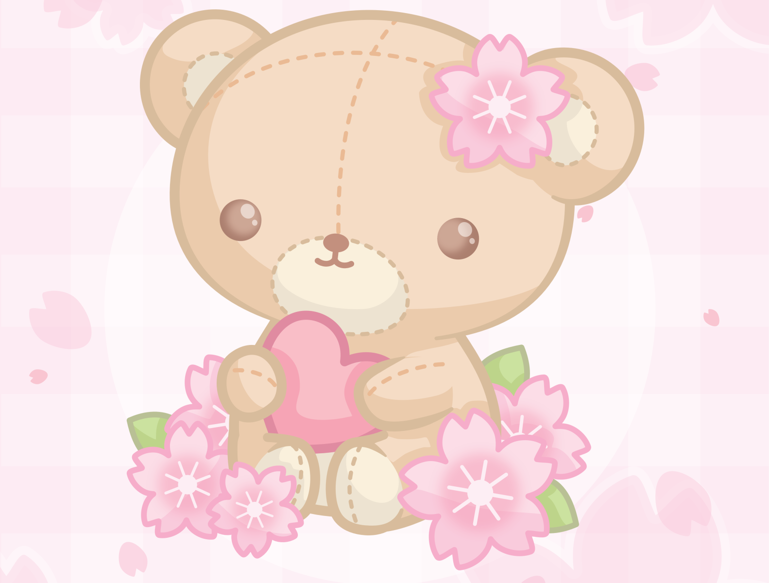 Sakura Bear Wallpapers - Wallpaper Cave
