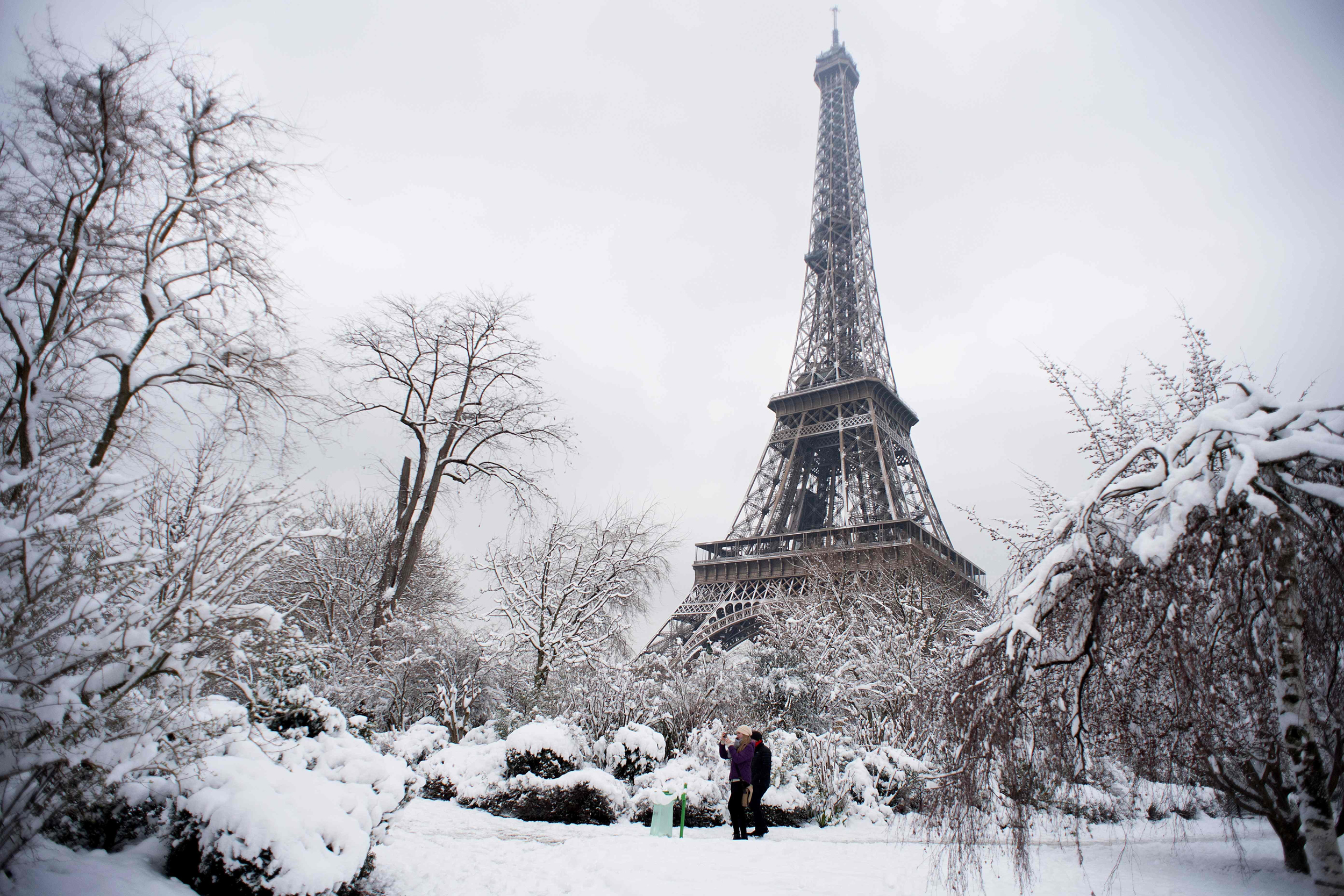 Winter Paris Wallpapers - Wallpaper Cave