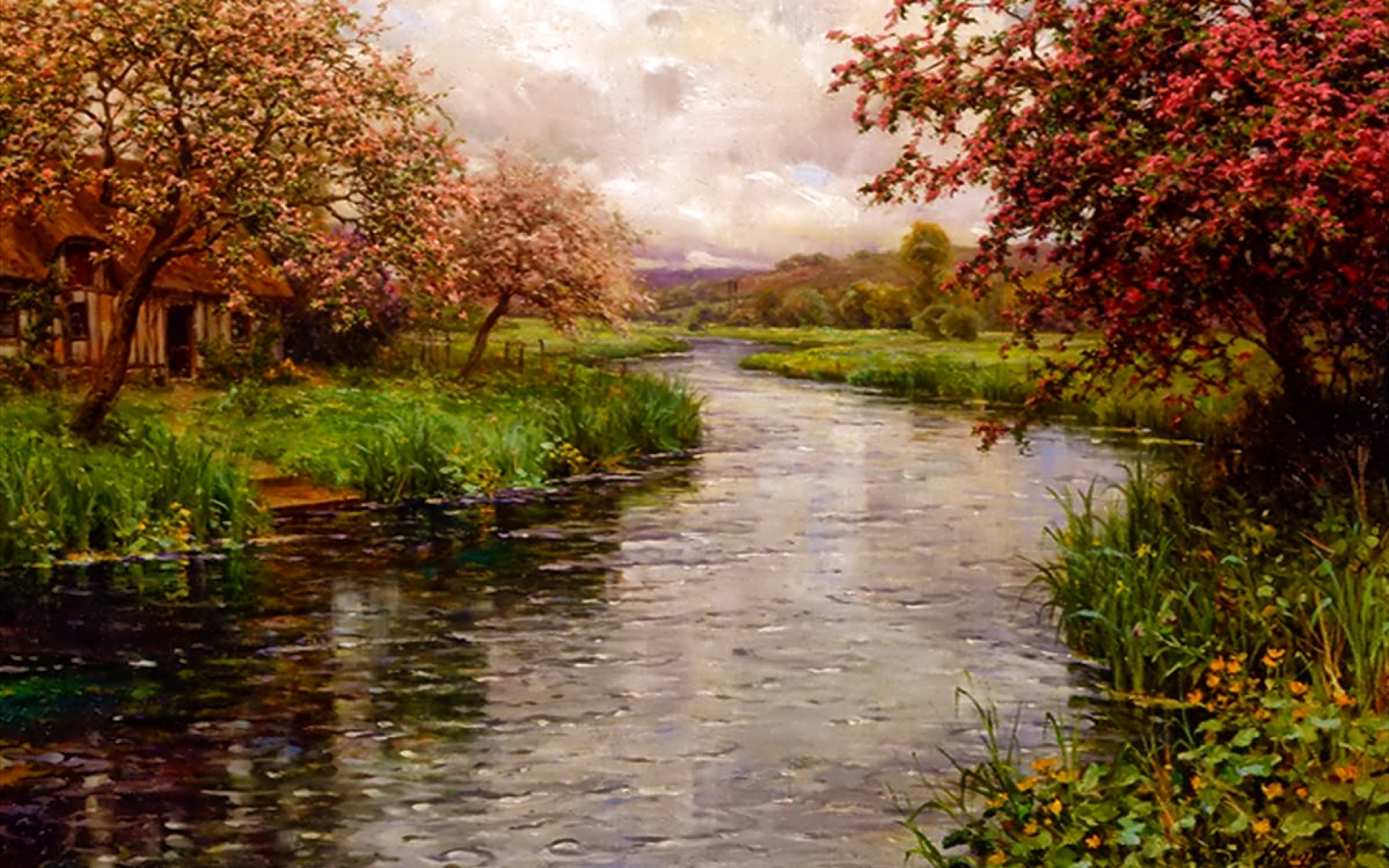 Spring Farm House Wallpapers - Wallpaper Cave