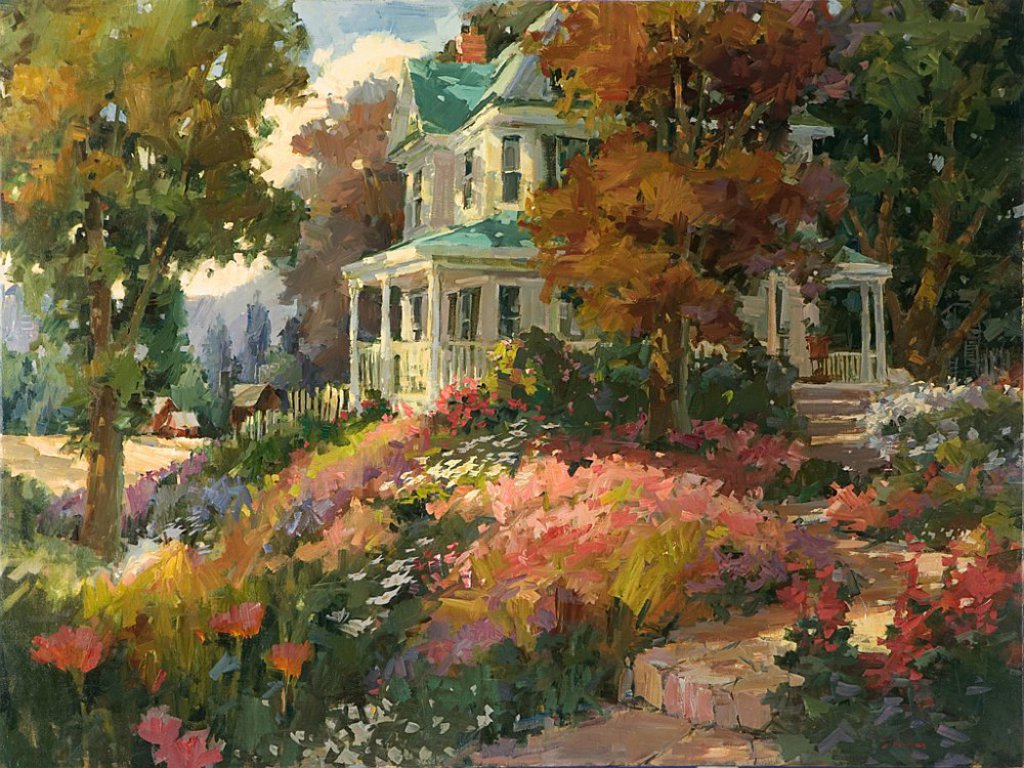 Spring Farm House Wallpapers - Wallpaper Cave