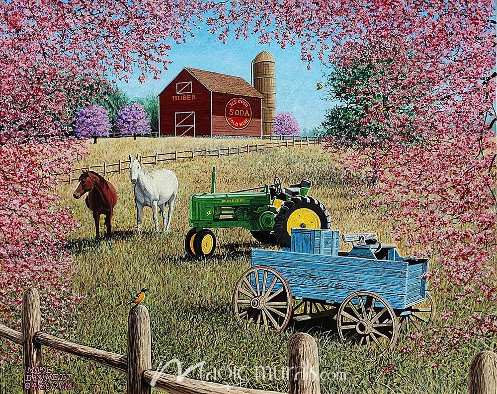 Spring Farm House Wallpapers - Wallpaper Cave