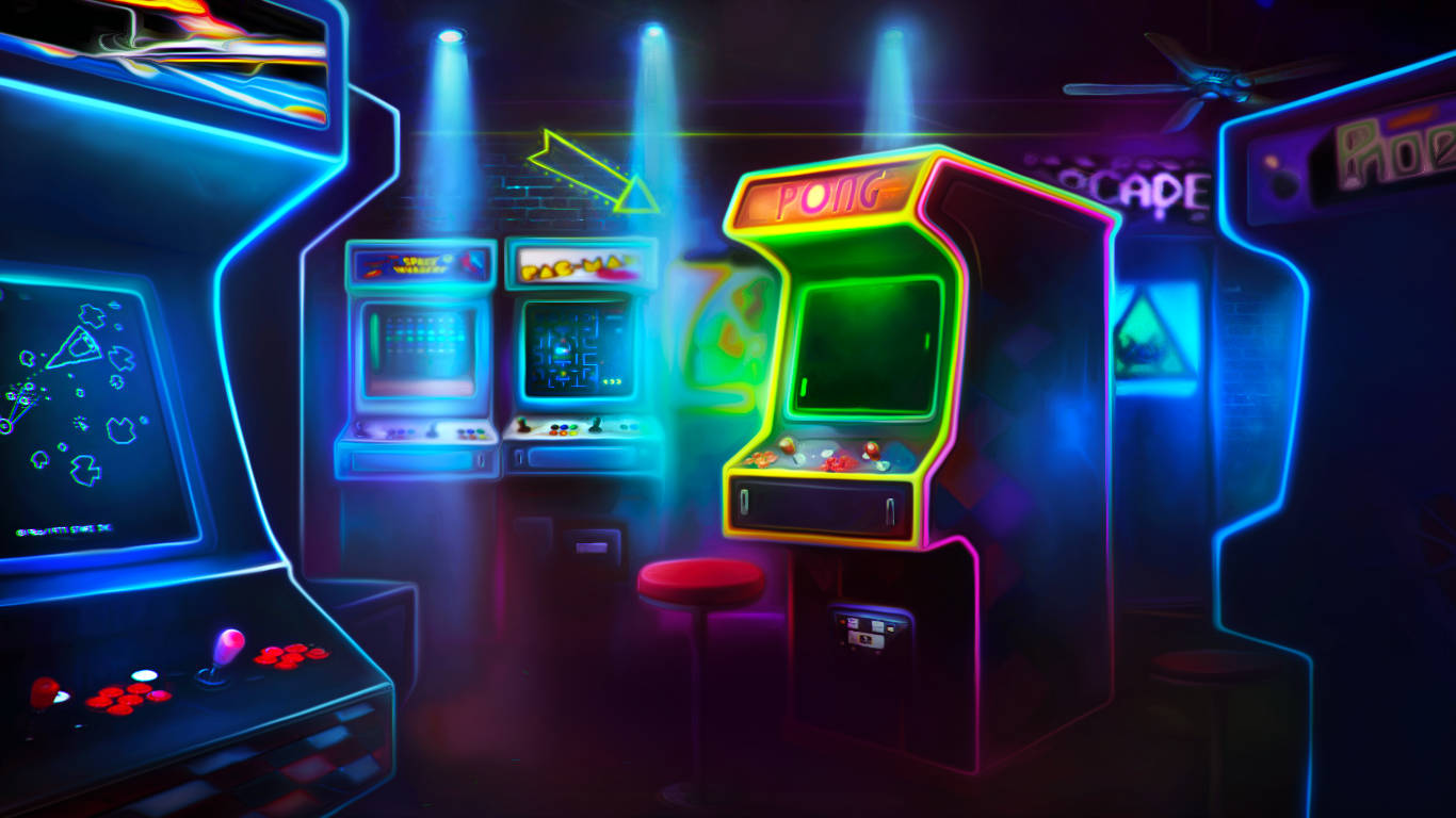 Arcade Machine Minimal Wallpapers - Wallpaper Cave