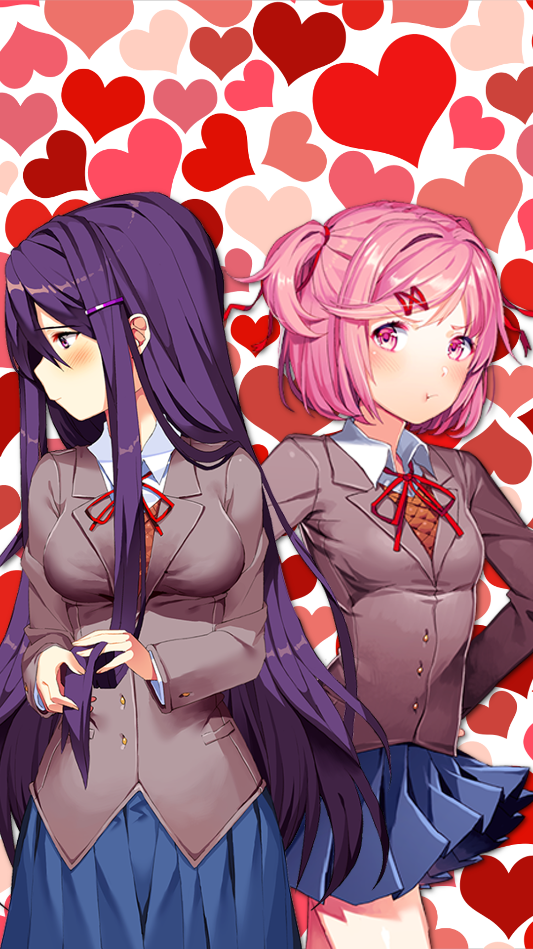 Yuri X Natsuki Wallpapers - Wallpaper Cave