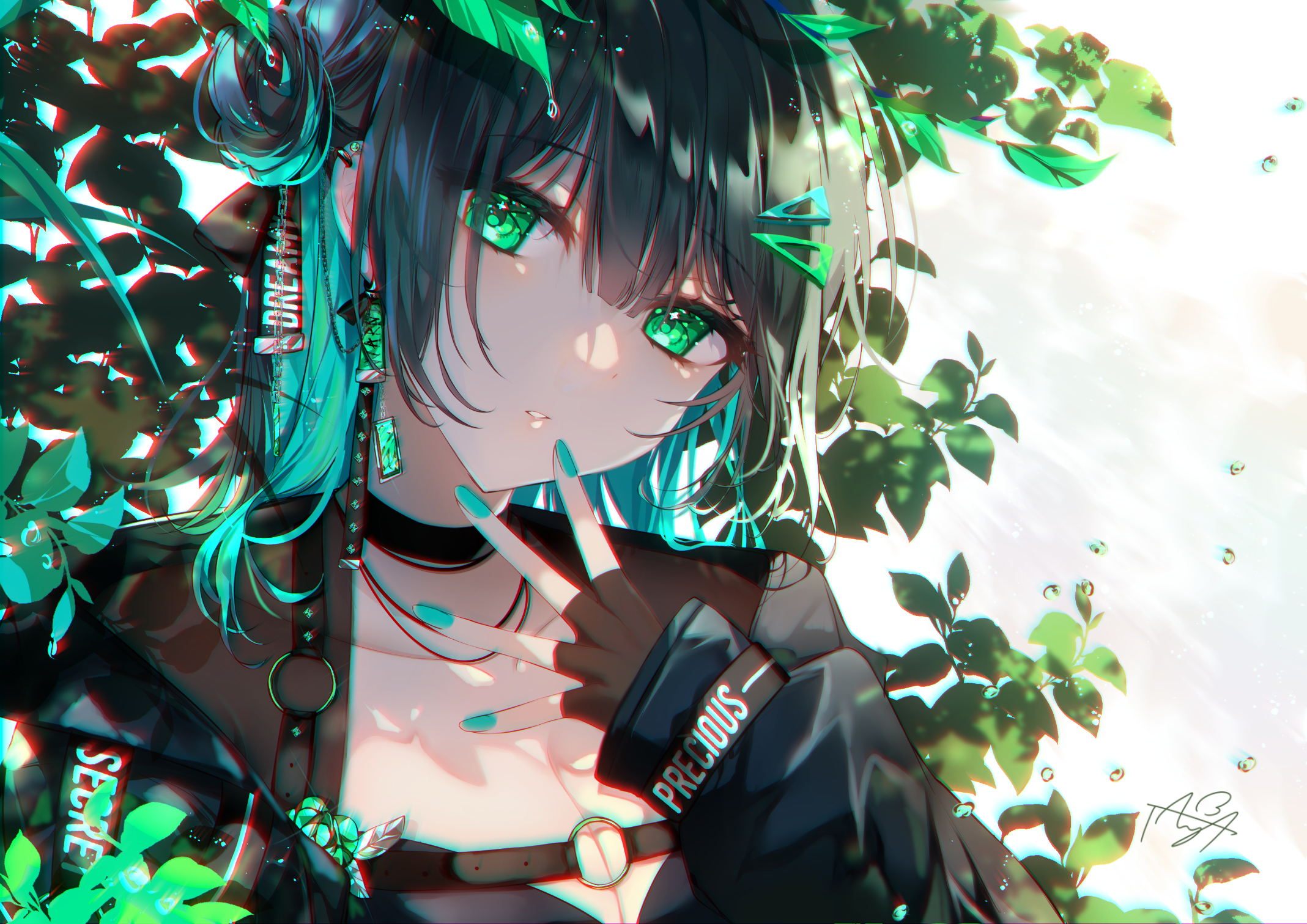 Anime Girl Green Wallpapers - Wallpaper Cave