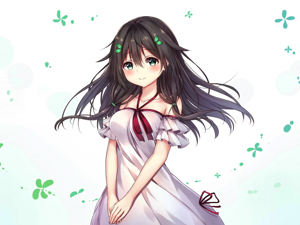 Anime Girl Green Wallpapers - Wallpaper Cave