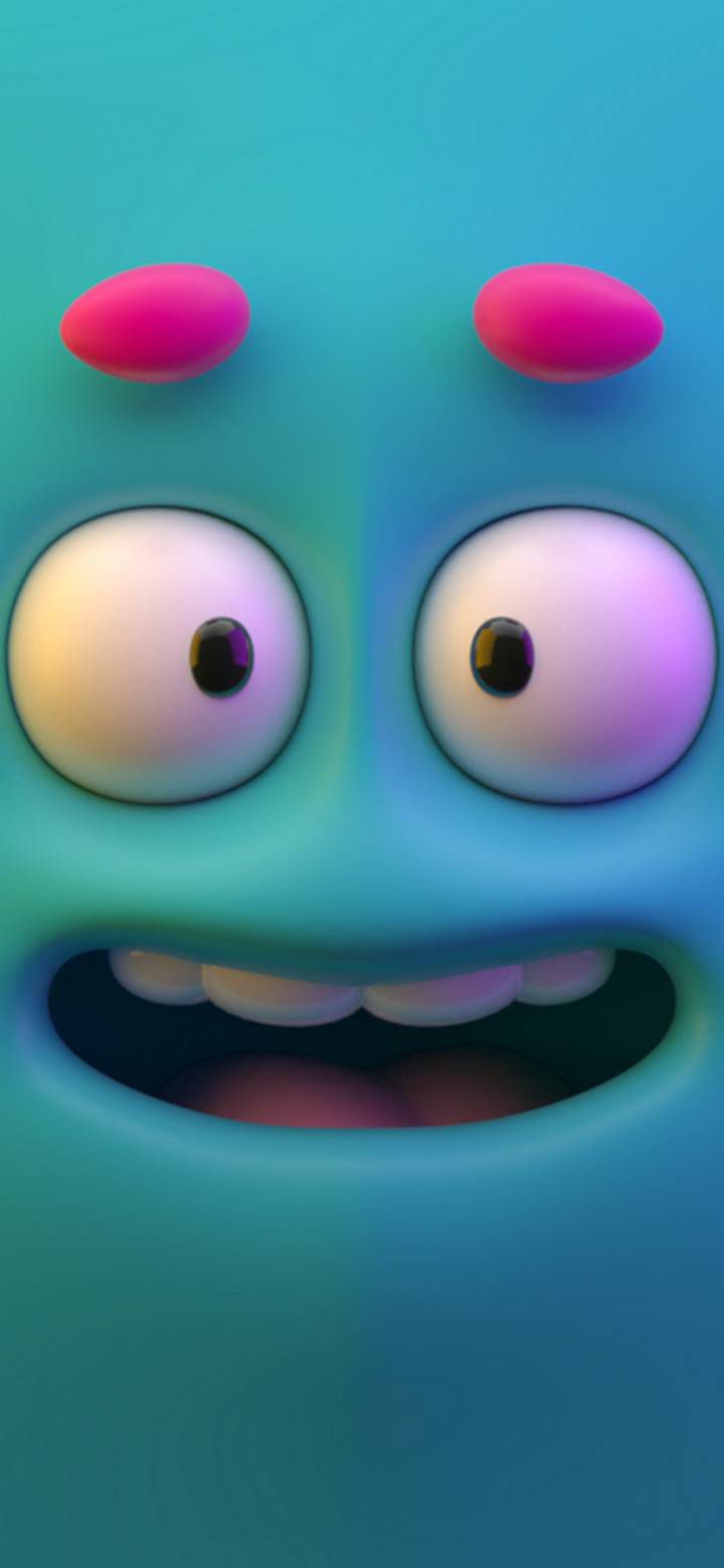 Funny 3d Face Background