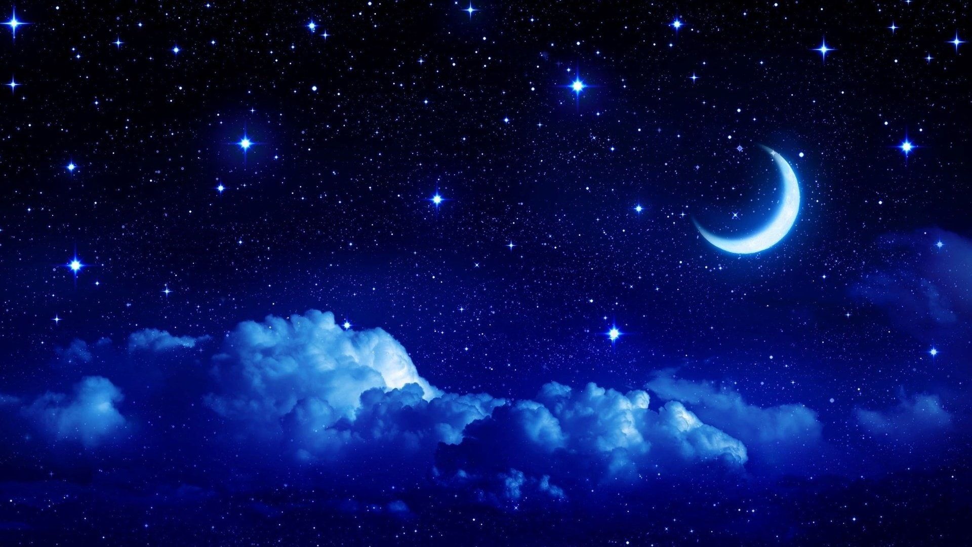 Desktop Moon Night Wallpapers - Wallpaper Cave