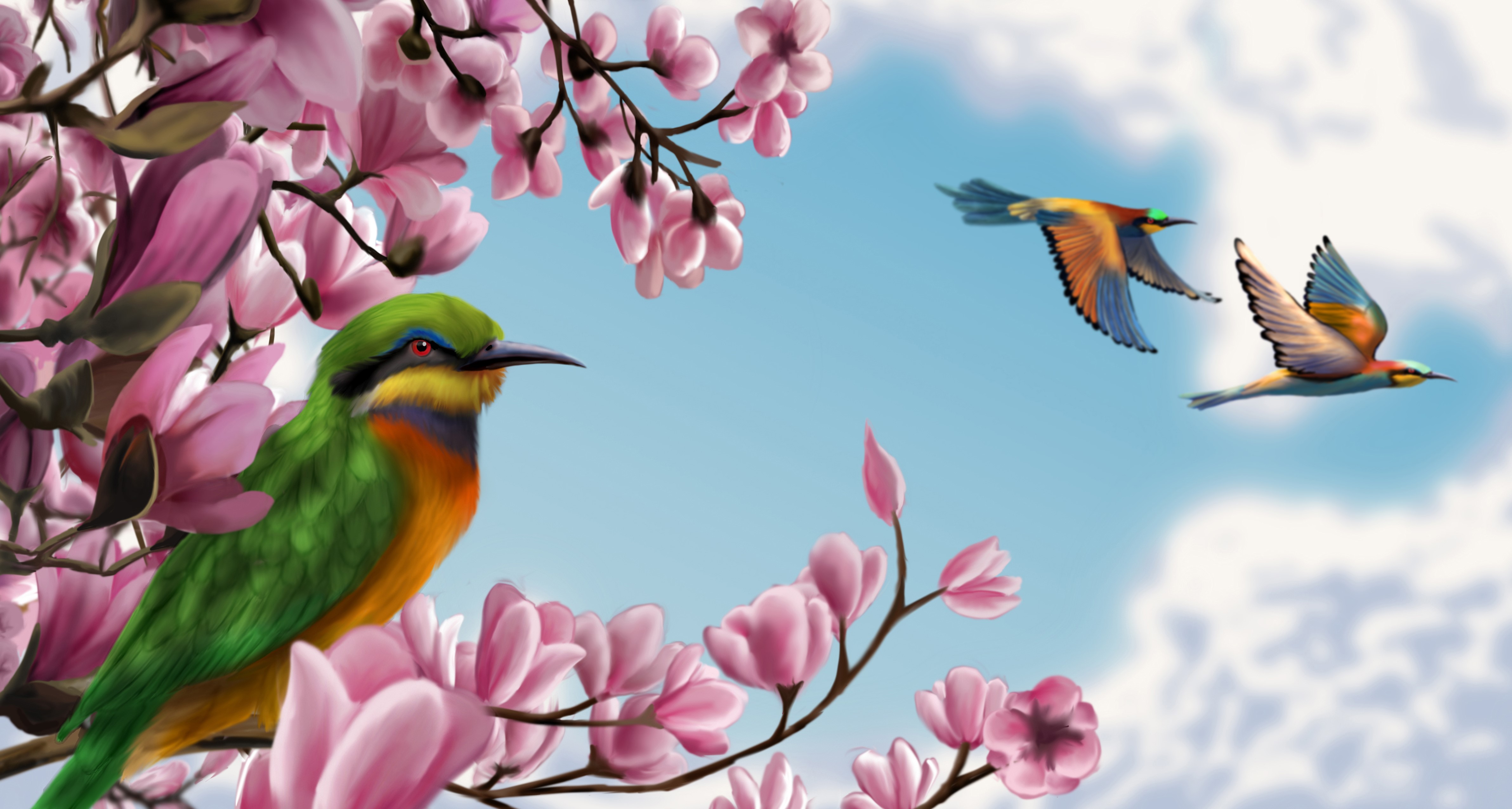 Birds And Trees Wallpapers Wallpaper Cave