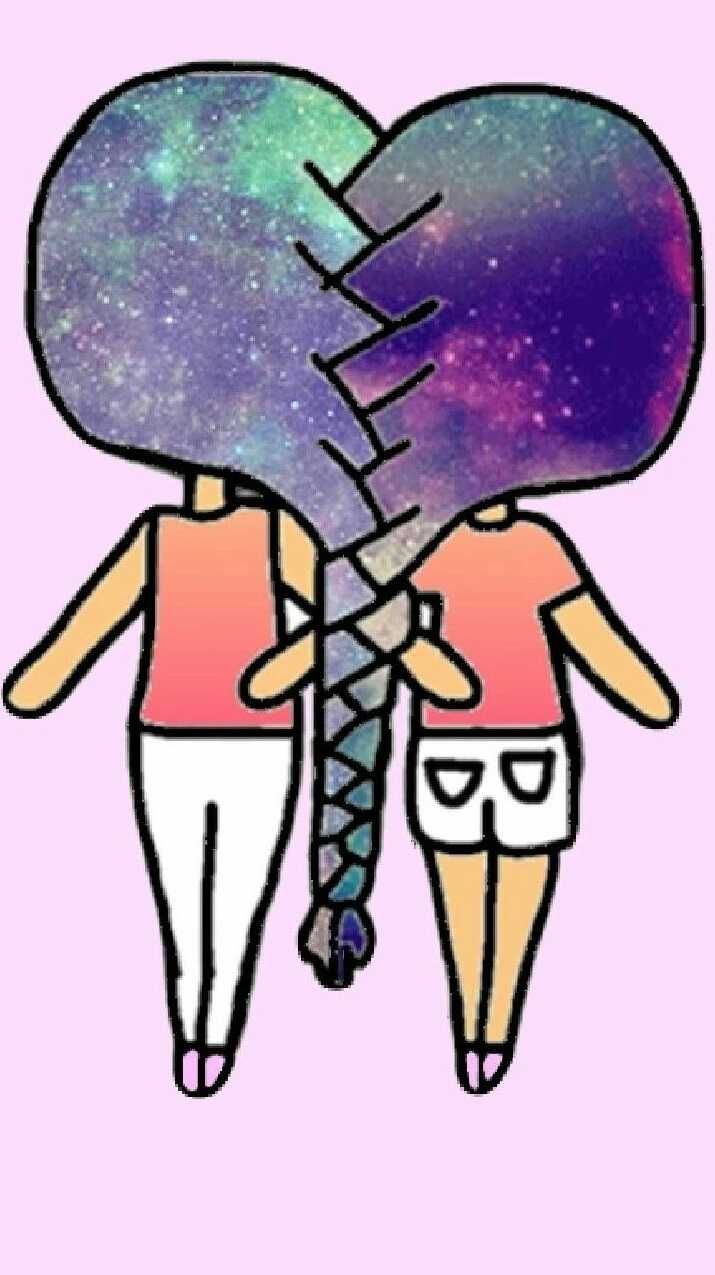 BFF Hearts Wallpapers - Wallpaper Cave