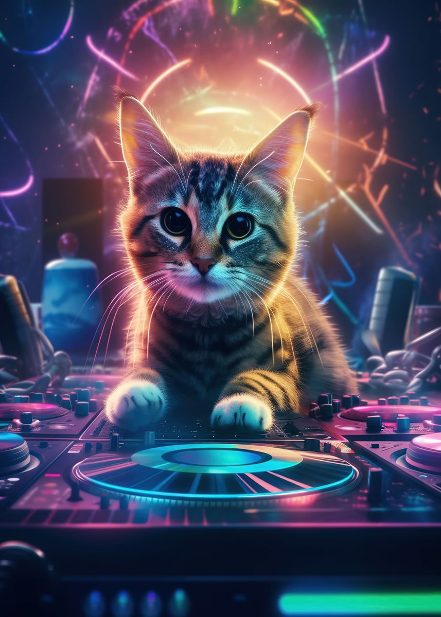 Cat DJ Wallpapers - Wallpaper Cave