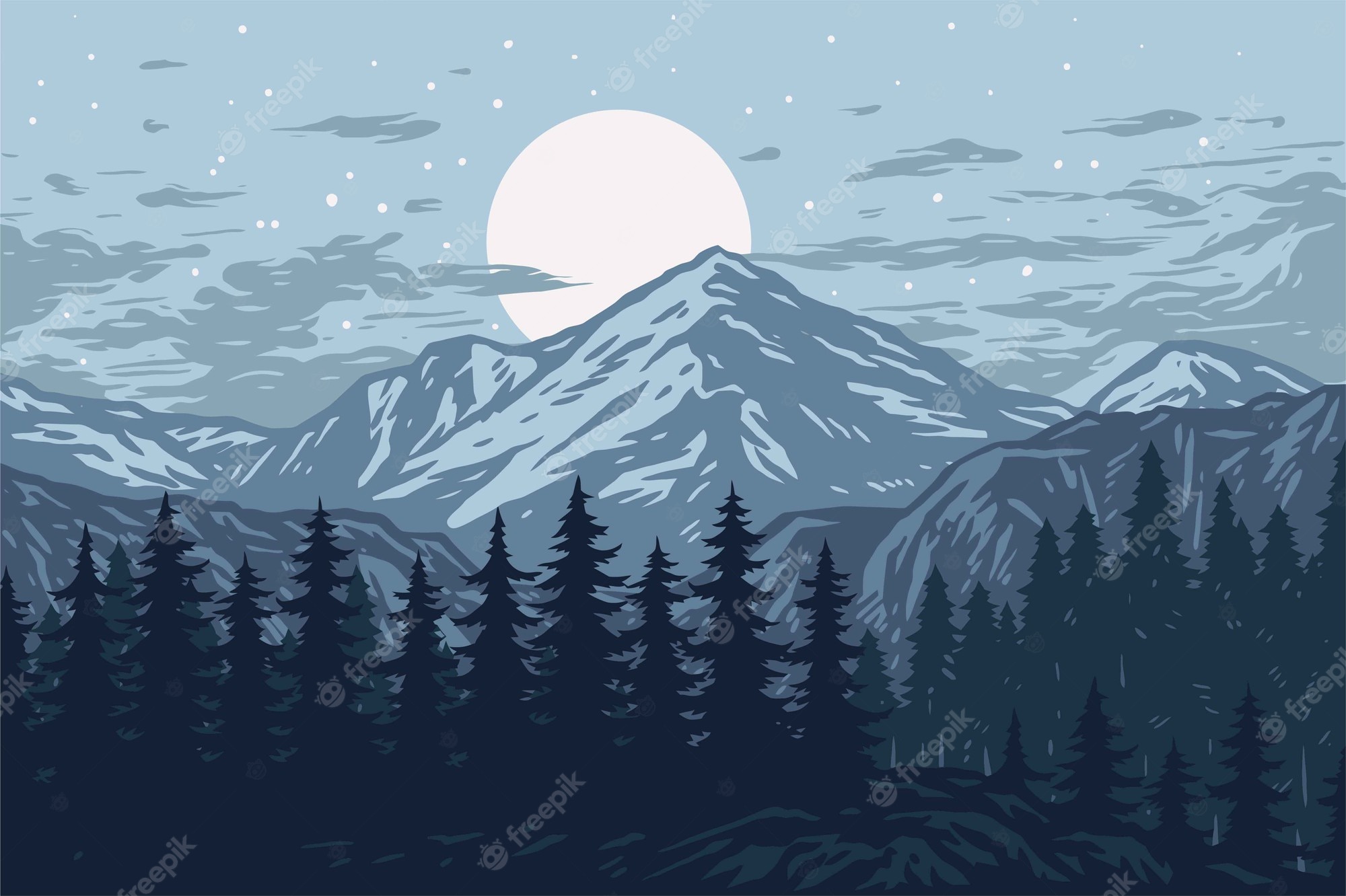 Vector Mountains Wallpapers - Wallpaper Cave