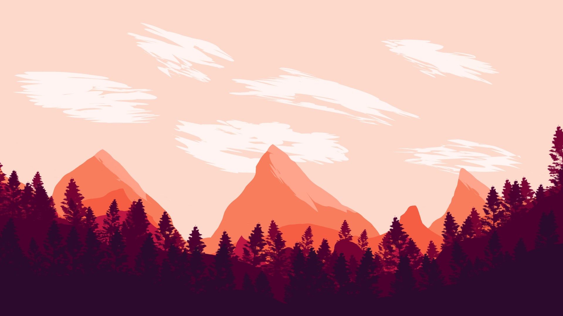 Vector Mountains Wallpapers - Wallpaper Cave
