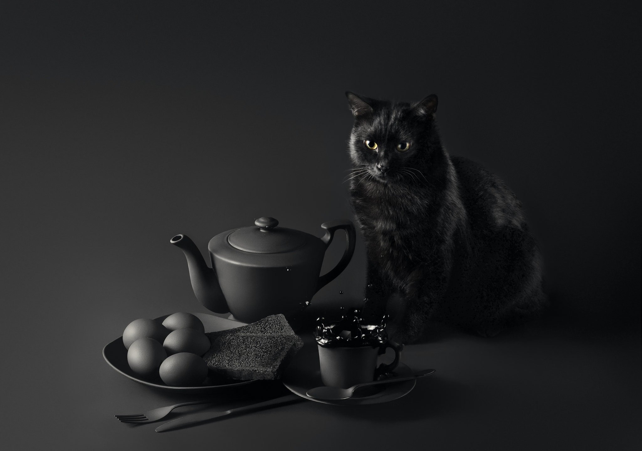 Coffee Cat Wallpapers - Wallpaper Cave