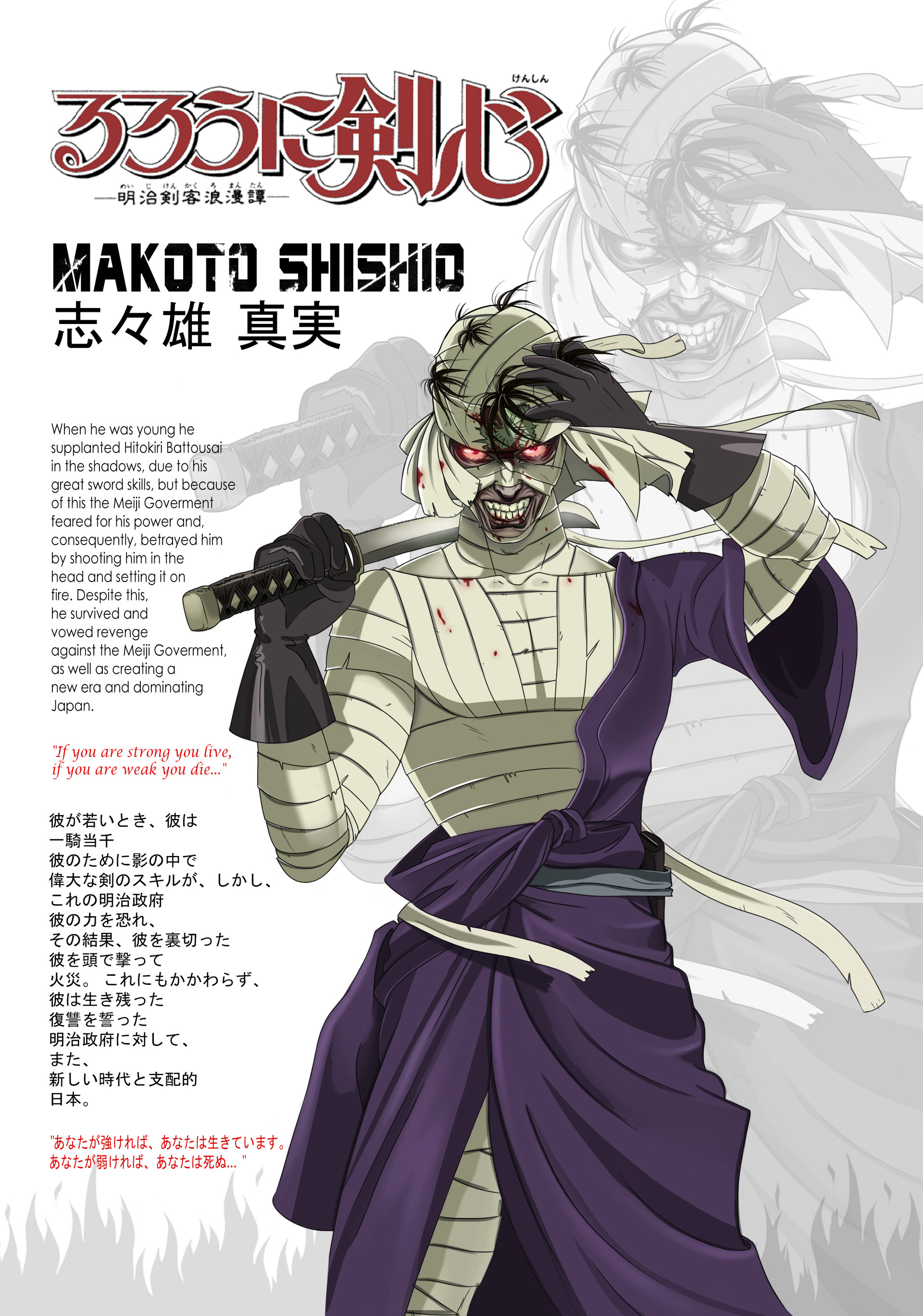 Shishio Makoto Wallpapers - Wallpaper Cave