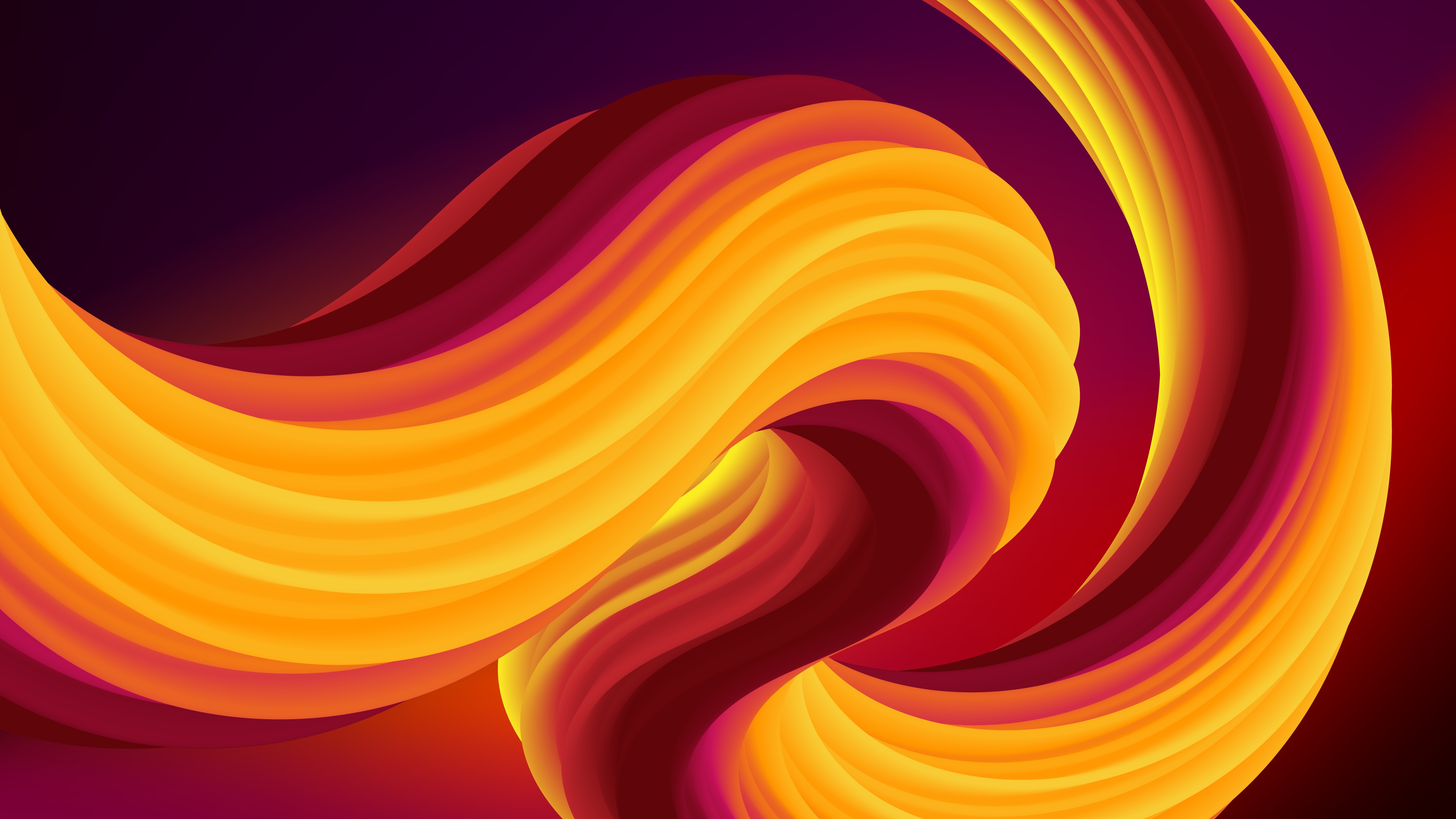 Orange 5k Abstract Art Wallpapers - Wallpaper Cave