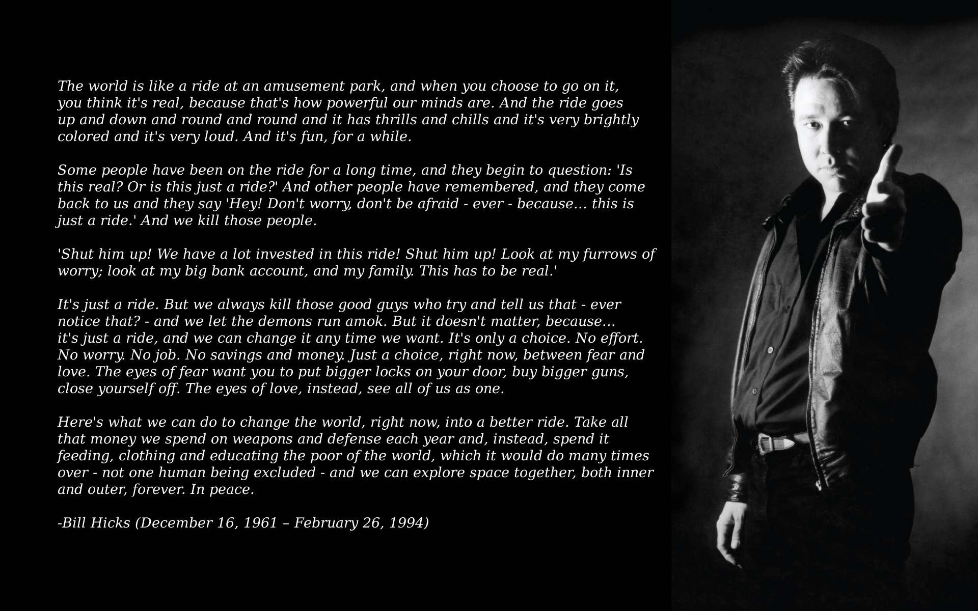 Bill Hicks Wallpapers - Wallpaper Cave