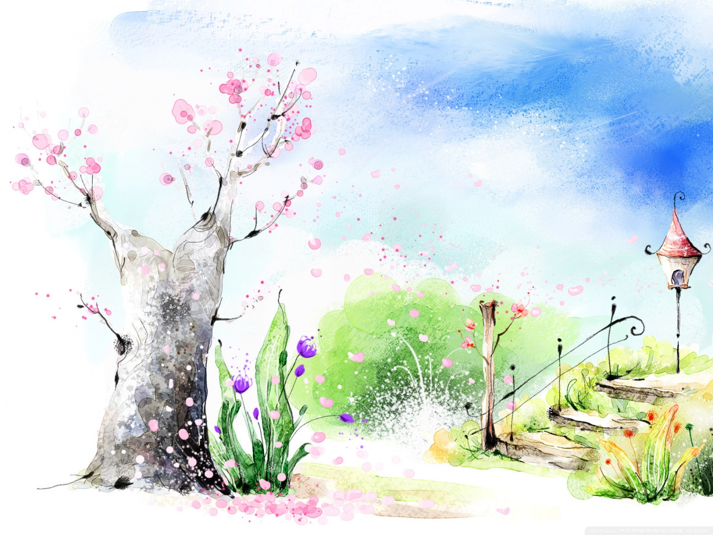 Springtime Art Wallpapers - Wallpaper Cave