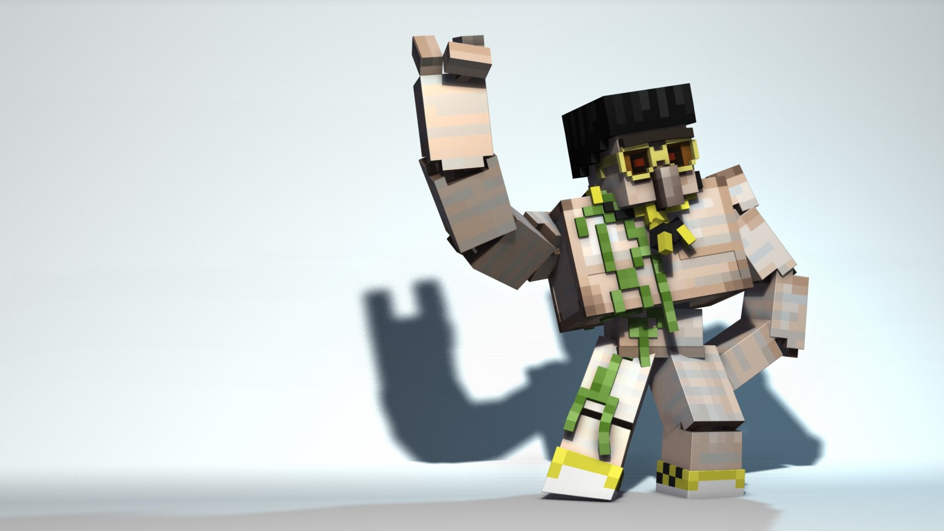 Iron Minecraft Wallpaper