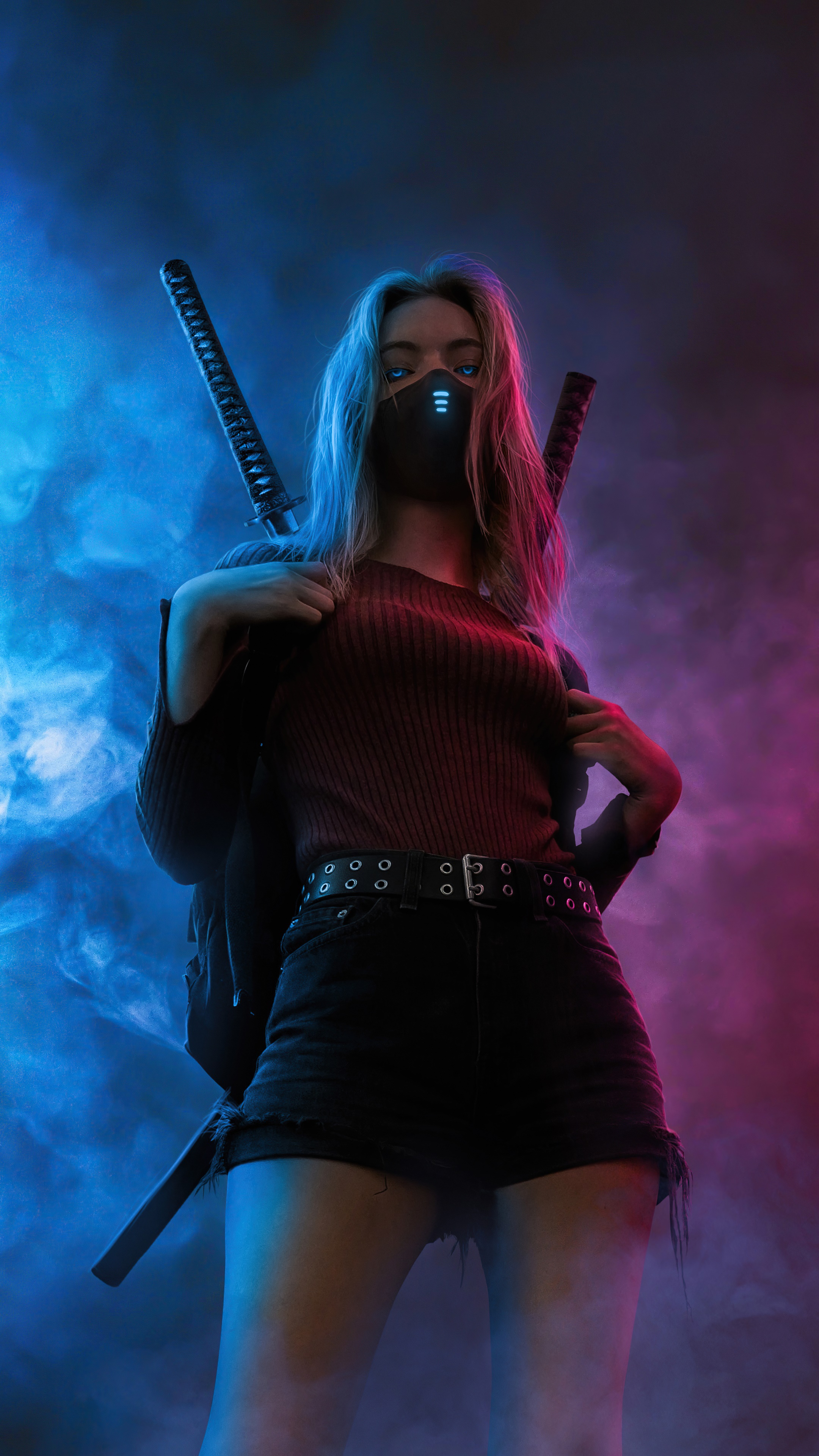 Neon Warrior Wallpapers - Wallpaper Cave