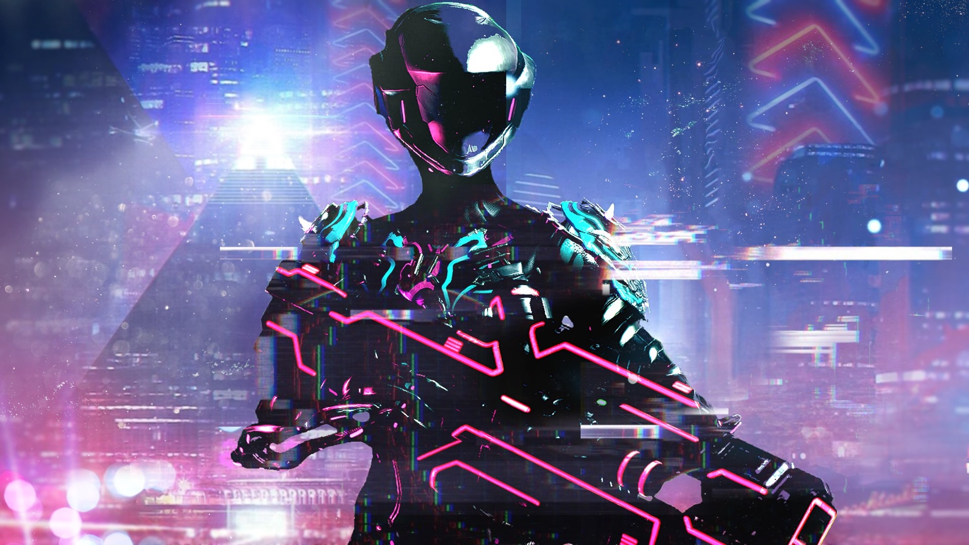 Neon Warrior Wallpapers - Wallpaper Cave